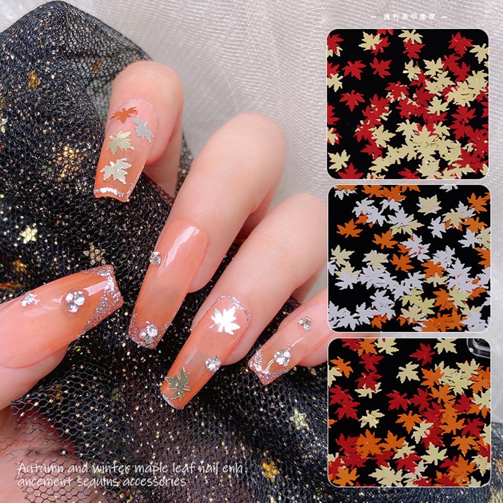 Kripyery 1 Box Nail Sequins Super Thin Mini Multi-colors Assorted ...