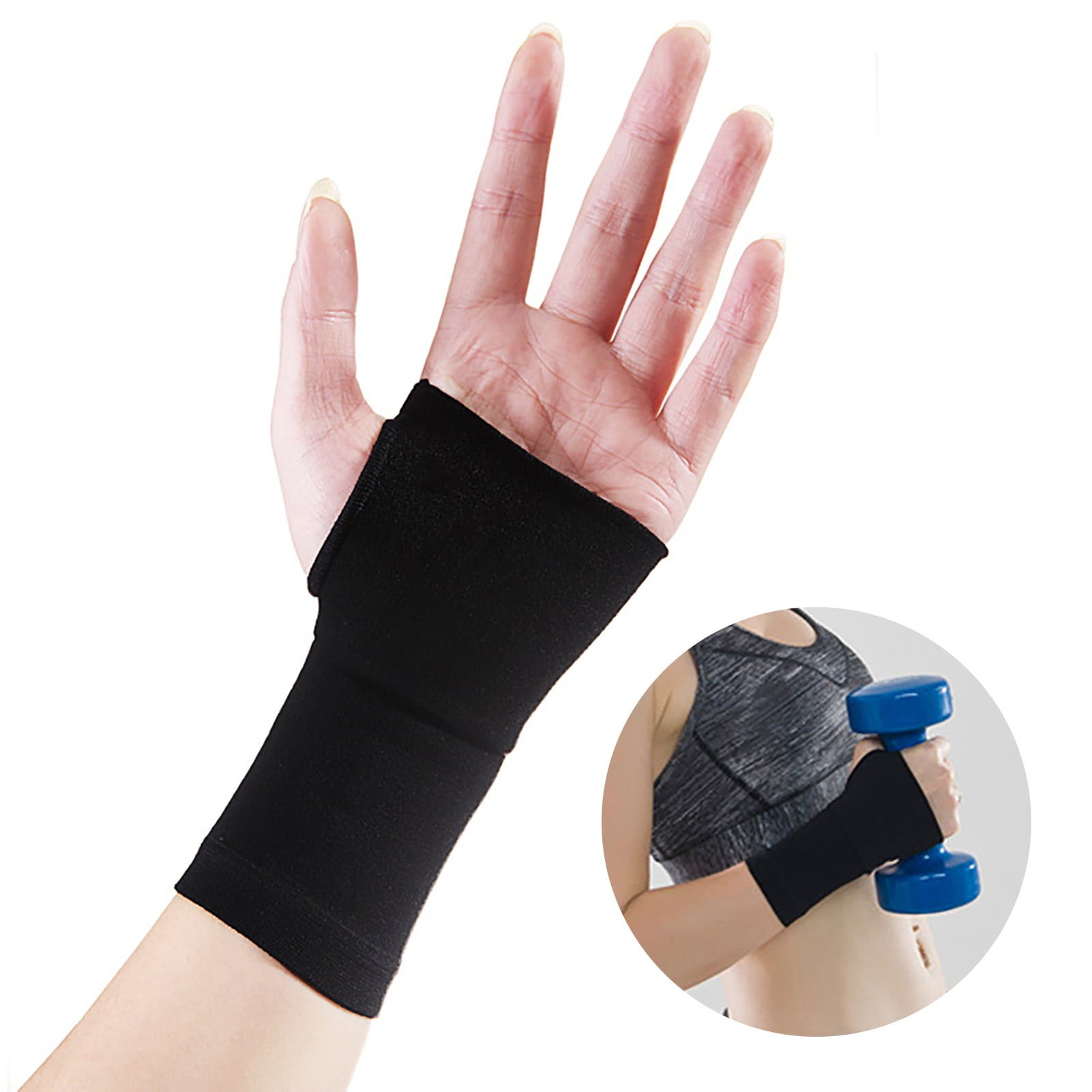 Kripyery 1 Pair Carpal Tunnel Thumb Hand Wrist Brace Support Arthritis ...