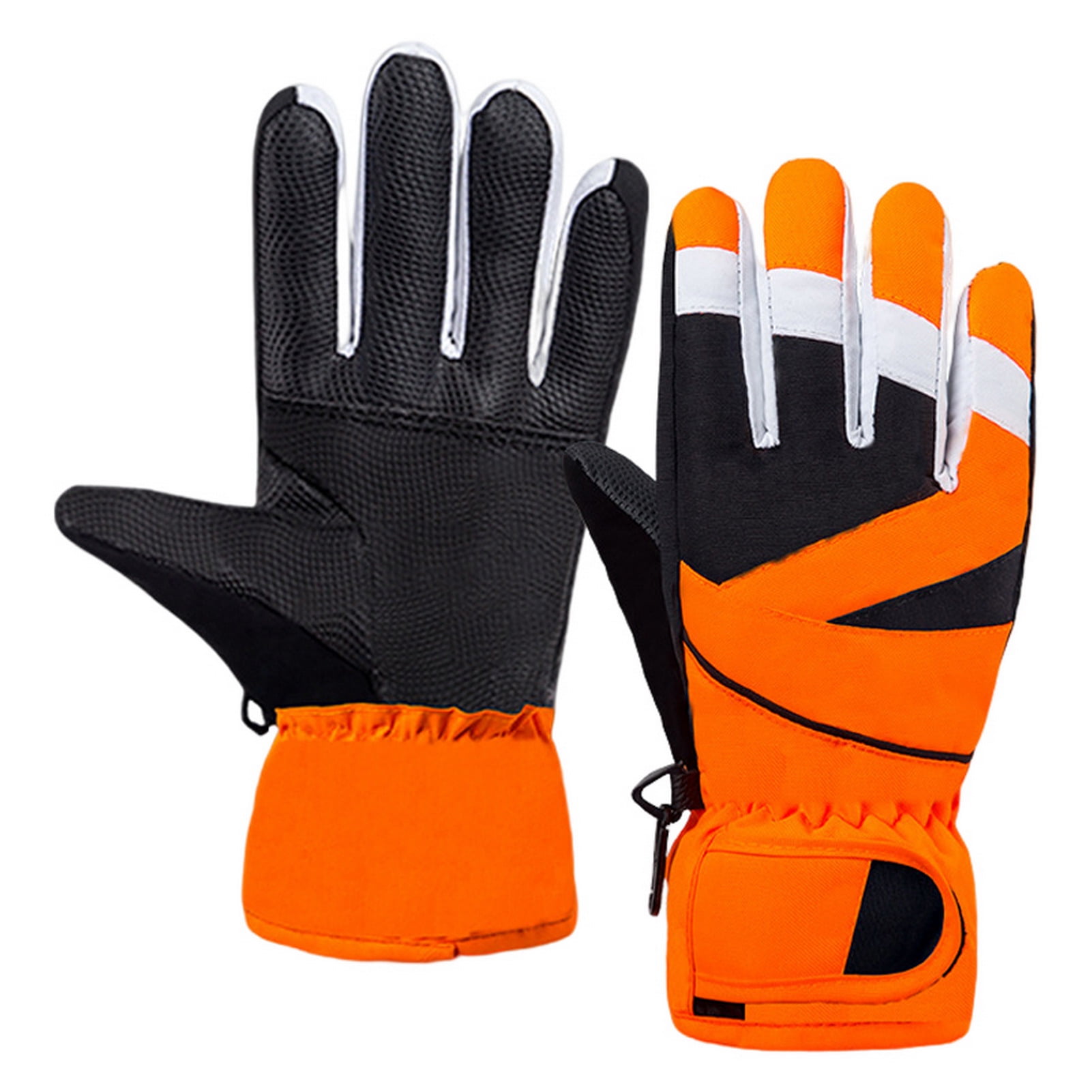 Kripyery 1 Pair Children Winter Gloves Thicken Waterproof Windproof ...