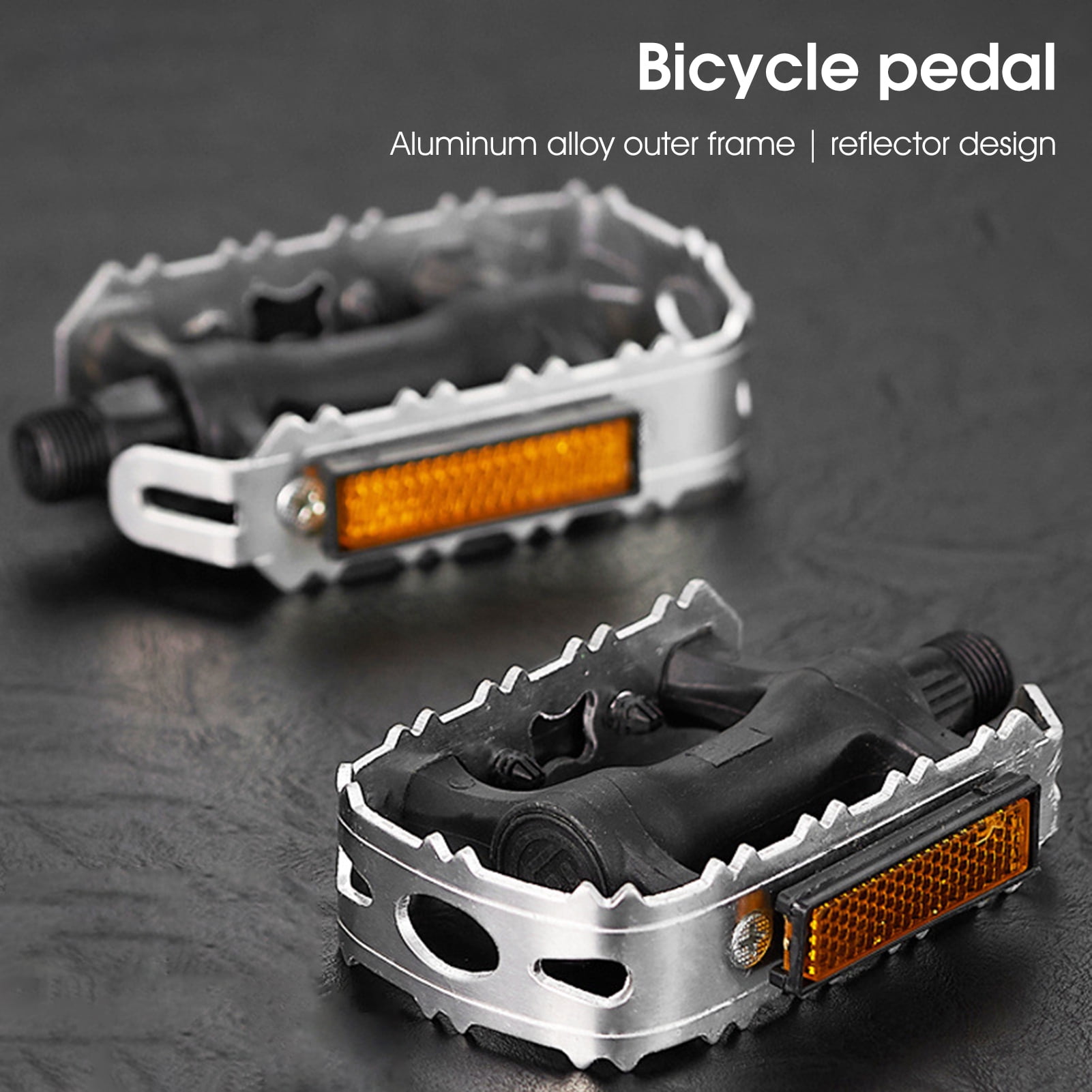 Kripyery 1 Pair Ultralight Bicycle Pedal One-piece Molding Not Easily ...