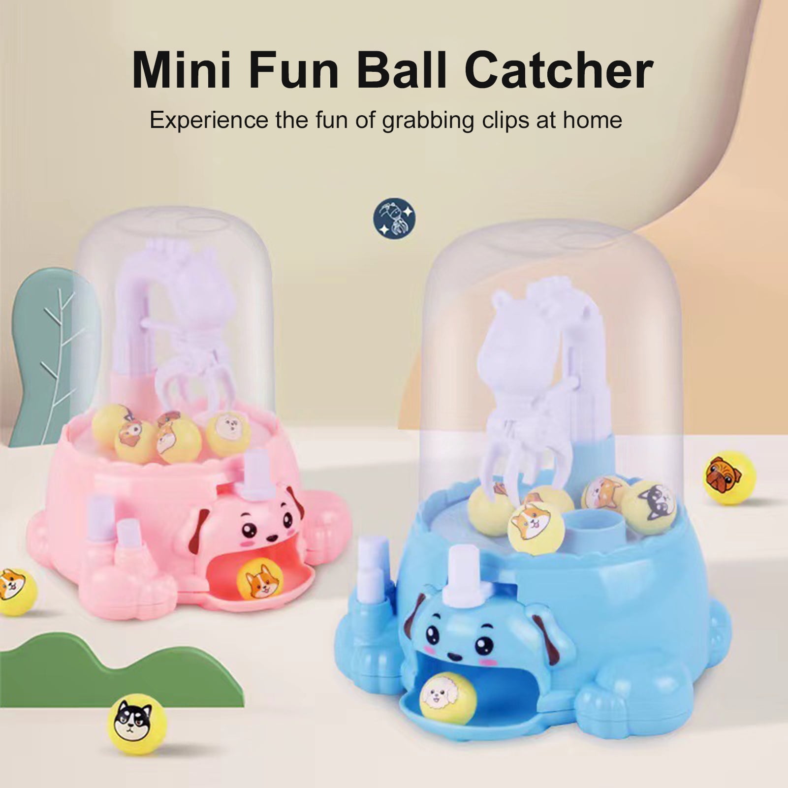 Kripyery 1 Set Mini Claw Machine Cute Hand-Eye Coordination ...