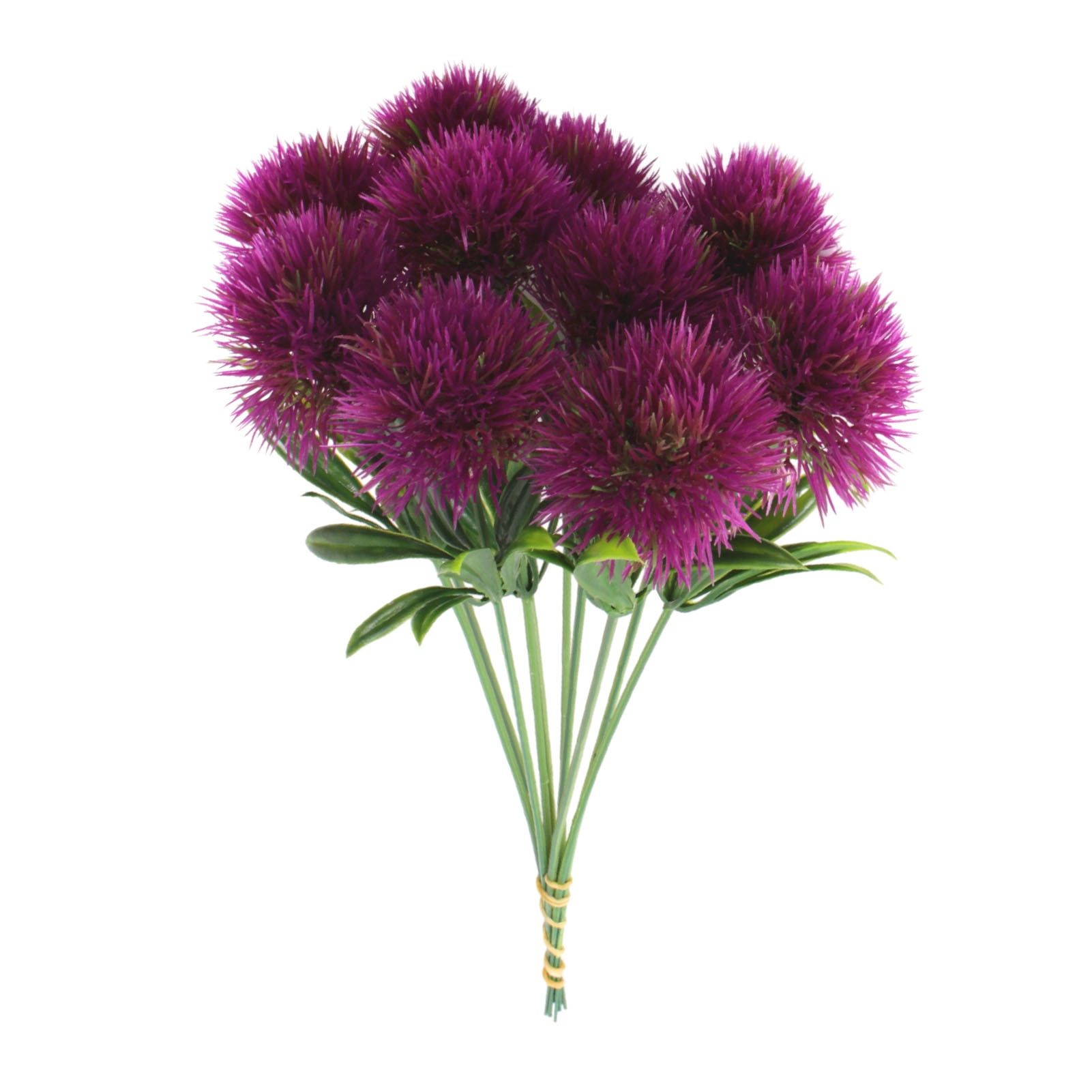 Kripyery 10 Bunches Simulated Dandelion Flower Ball Lifelike Odorless ...
