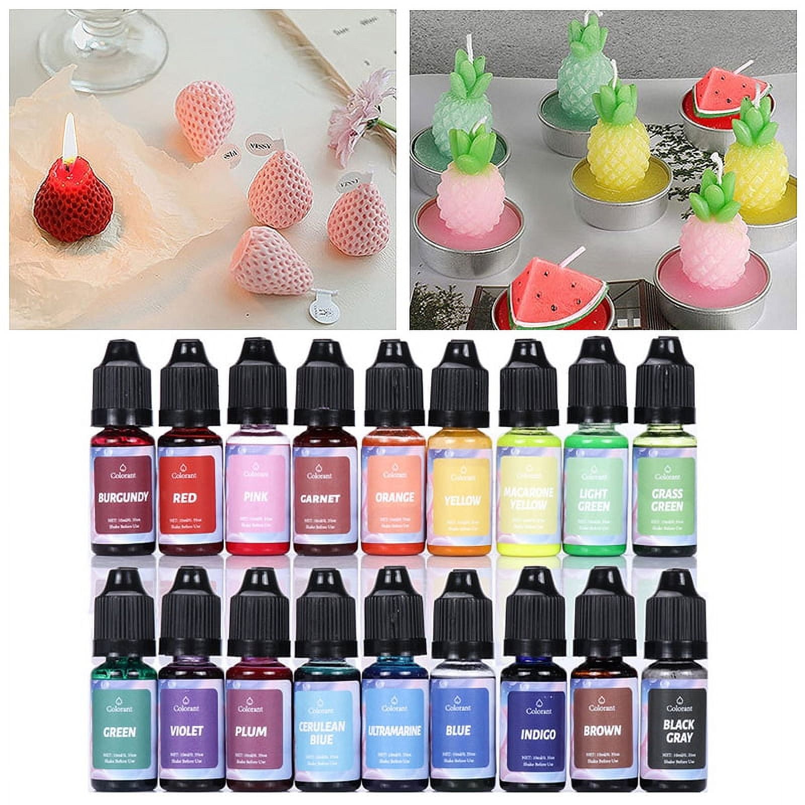 Kripyery 10ml Epoxy Pigment DIY Highly Concentrated Liquid Candle ...