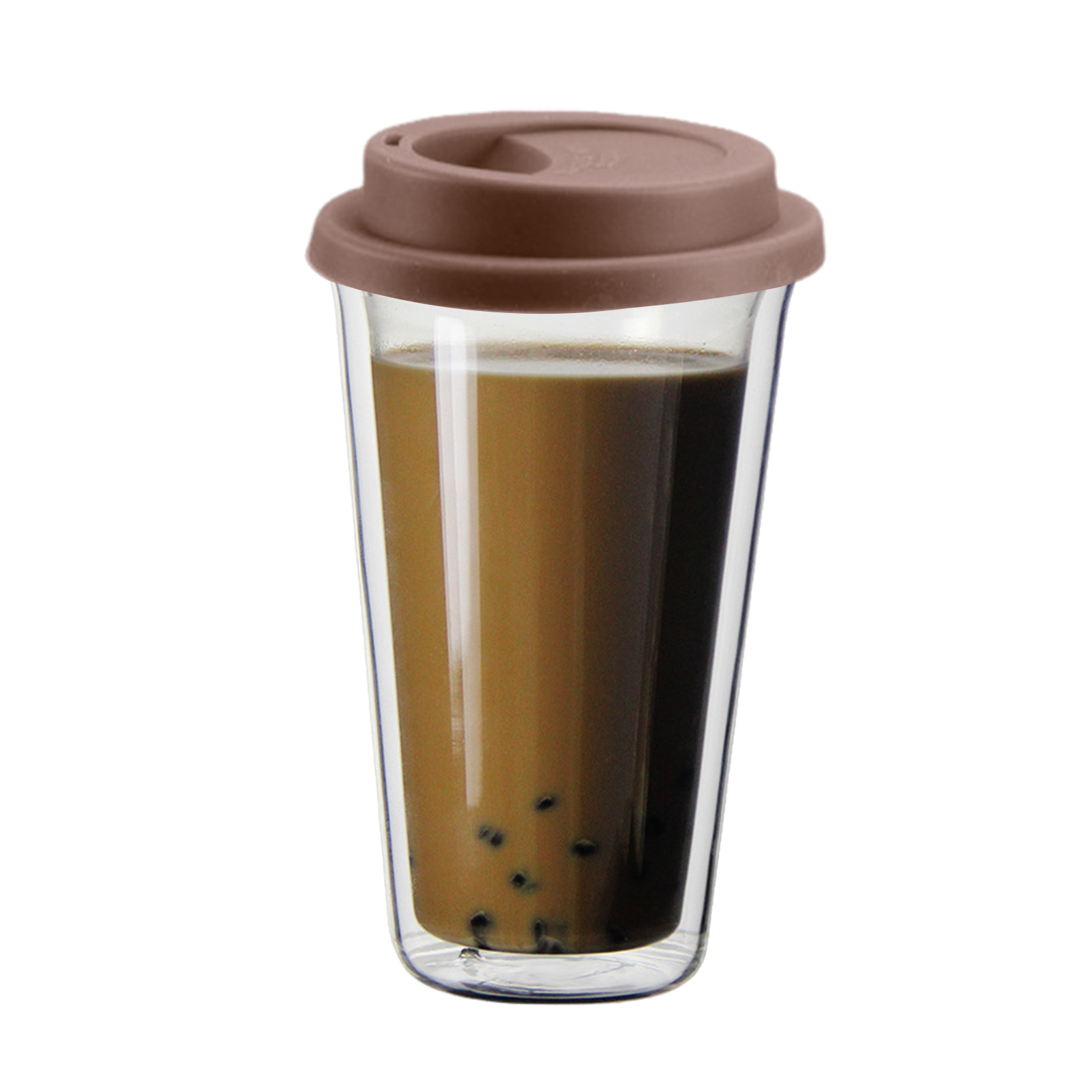 Kripyery 11.8 oz Coffee Cup with Lid Double-Walled Heat Insulation ...