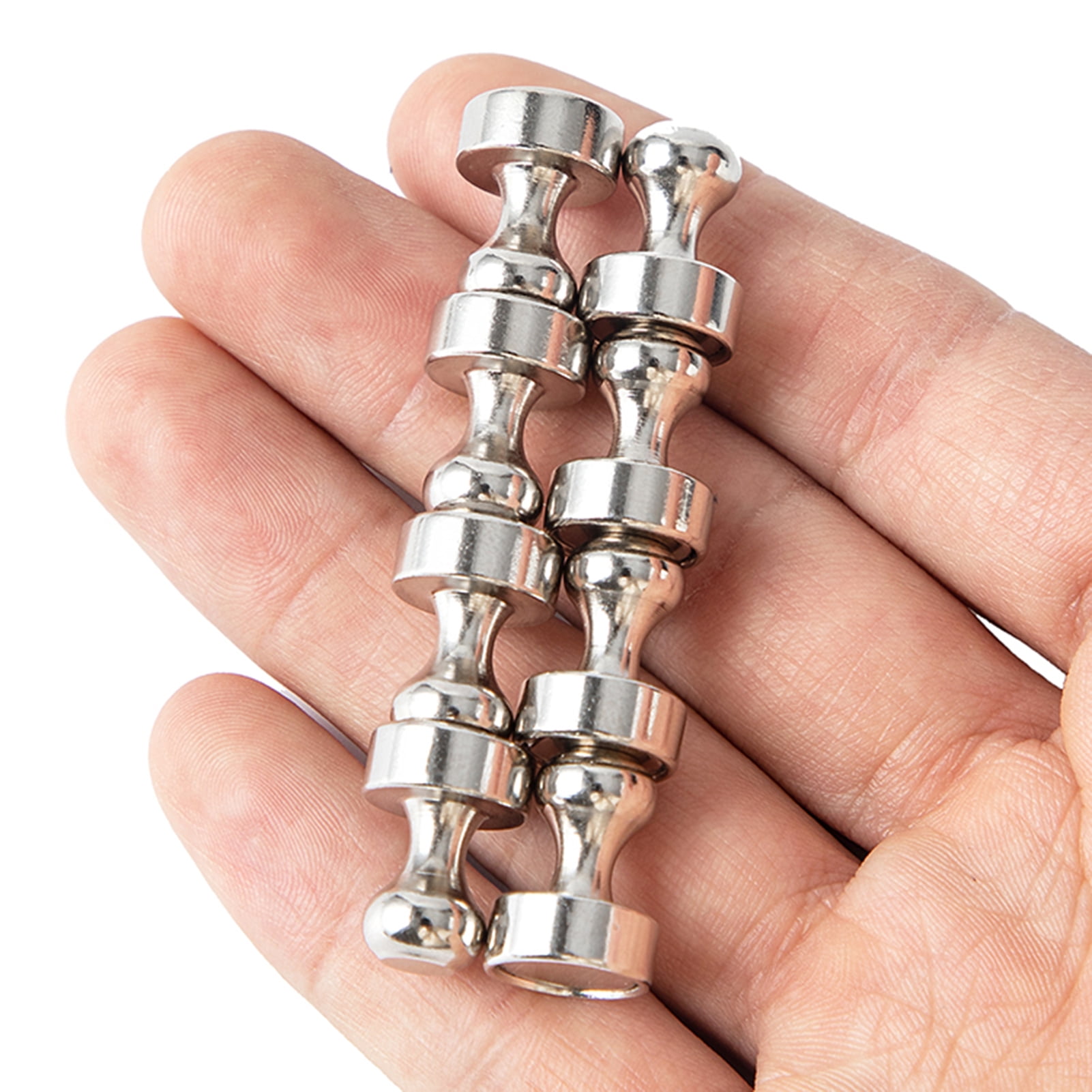 Kripyery 12Pcs Magnetic Push Pins Strong Suction Multi-purpose Mini ...