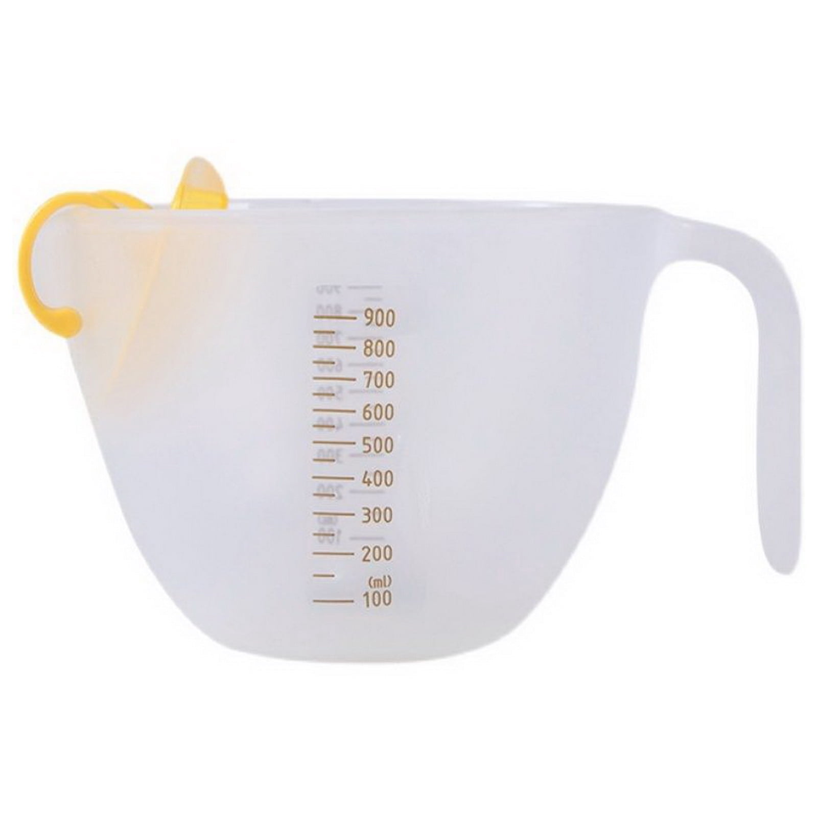 Kripyery 1L Measuring Cup with Scale Built-in Filter Plate Baked Egg ...