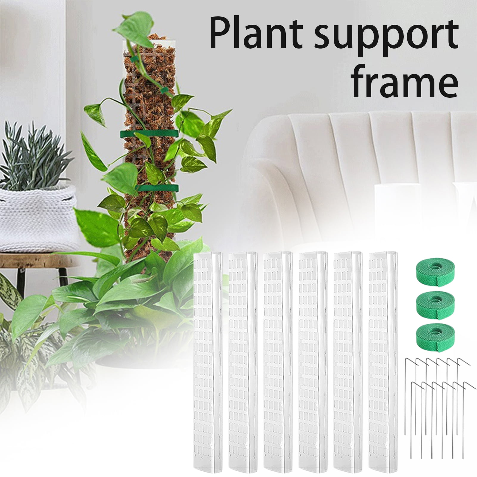 Kripyery 2/4/6Pcs Water Moss Column Sphagnum Plants Height Adjustable ...