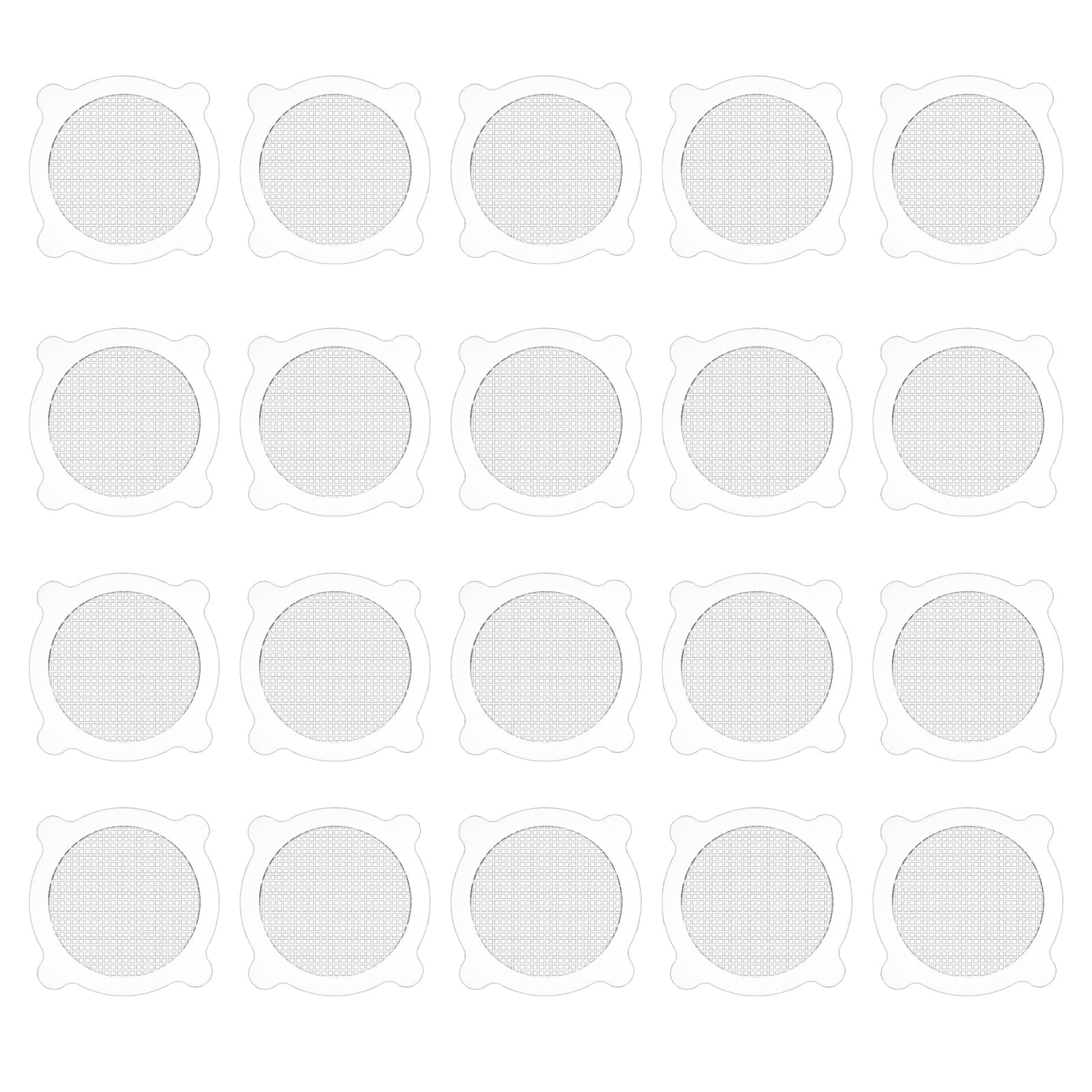 Kripyery 20Pcs Floor Drain Stickers Disposable Self-adhesive Soft ...