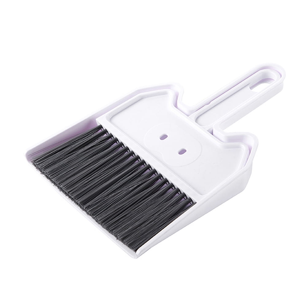Kripyery 2Pcs Small Desktop Sweep Broom Dustpan Cleaning Brush Table ...