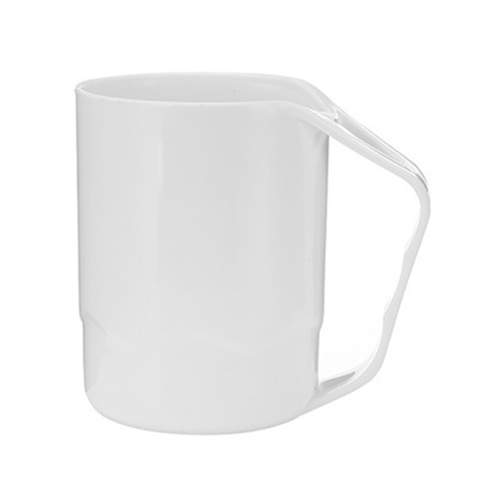 Kripyery 350ml Tooth Mug Ergonomic Handle Frosted Inner Wall with ...