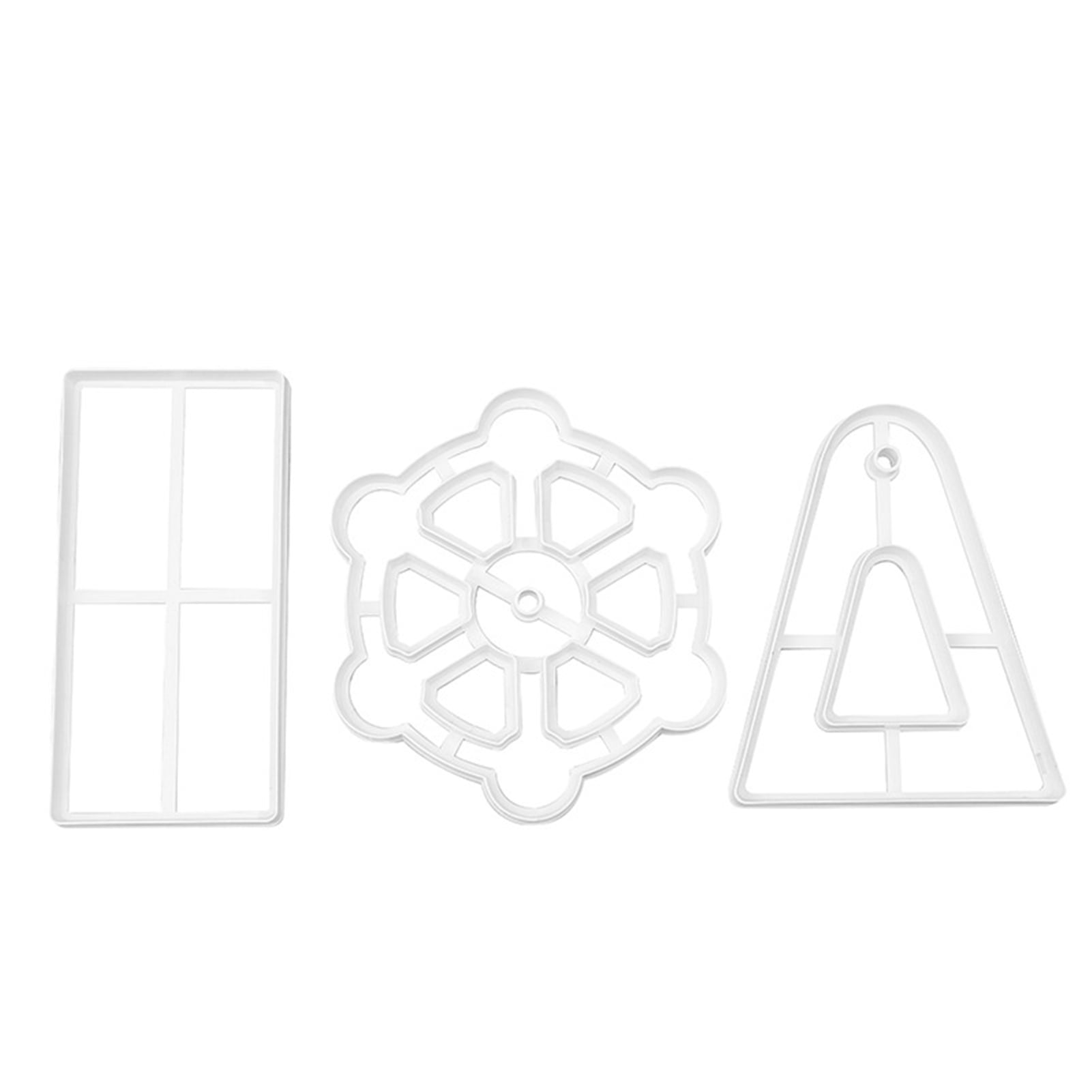 Kripyery 3Pcs Biscuit Molds Romantic Ferris Wheel Shaped Biscuit Cutter ...