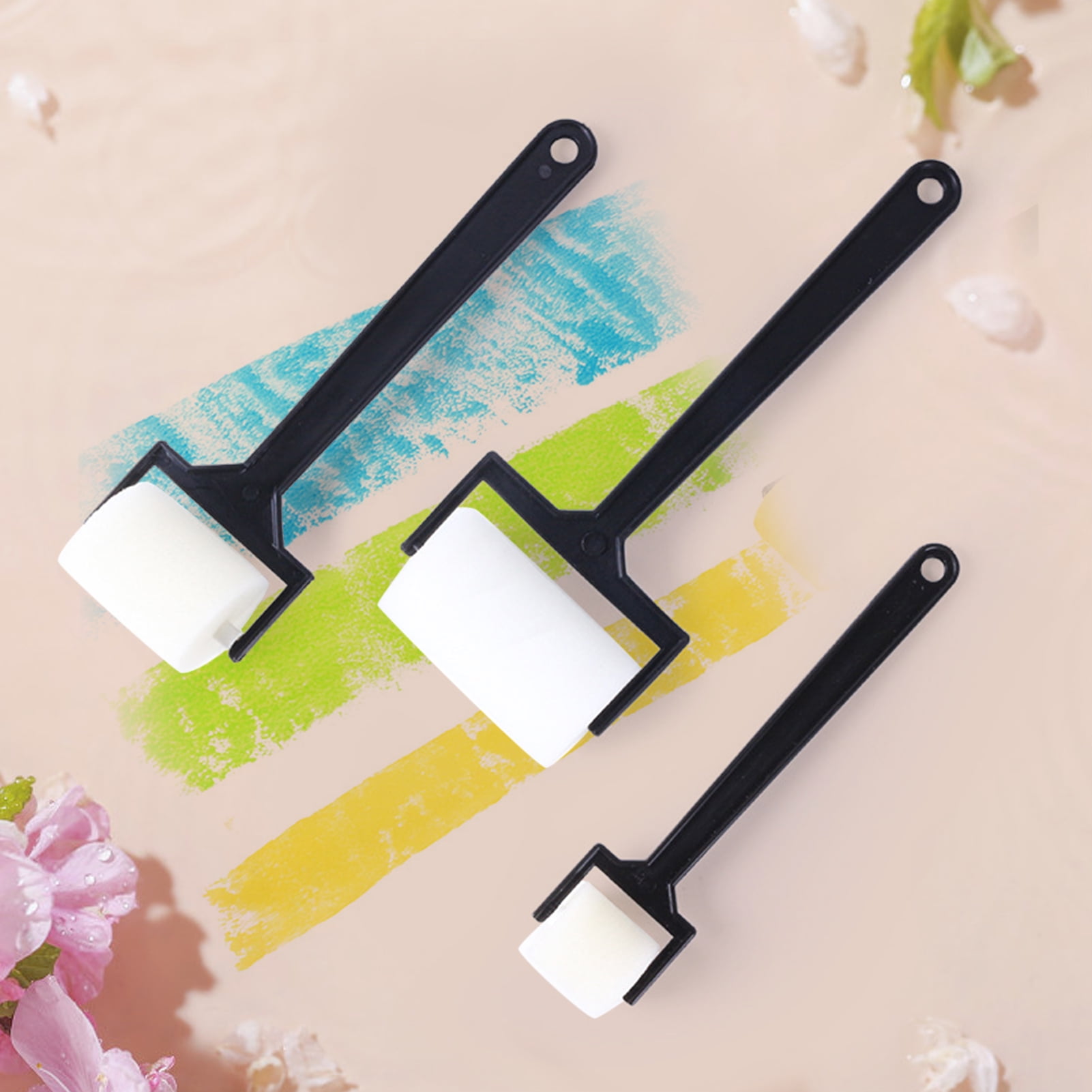 Kripyery 3Pcs Painting Stamps Portable Fine Workmanship Washable Kids ...