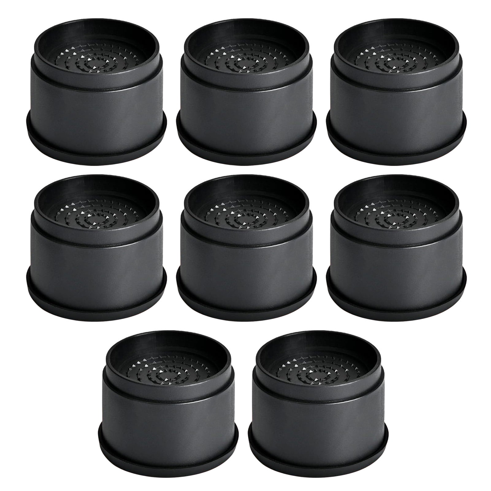 Kripyery 4/6/8Pcs 1/2-Inch Round Furniture Riser Heavy Duty Bed Riser ...