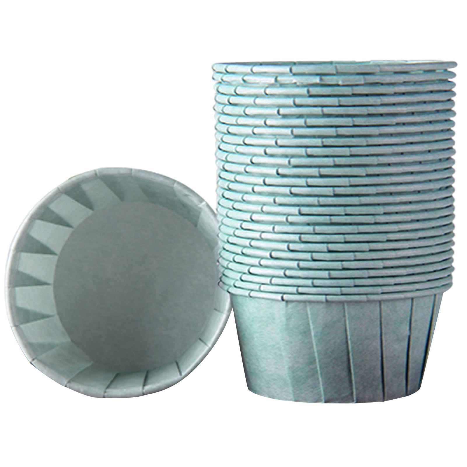 Kripyery 50Pcs High Temperature Resistant Cake Cups Greaseproof Paper ...