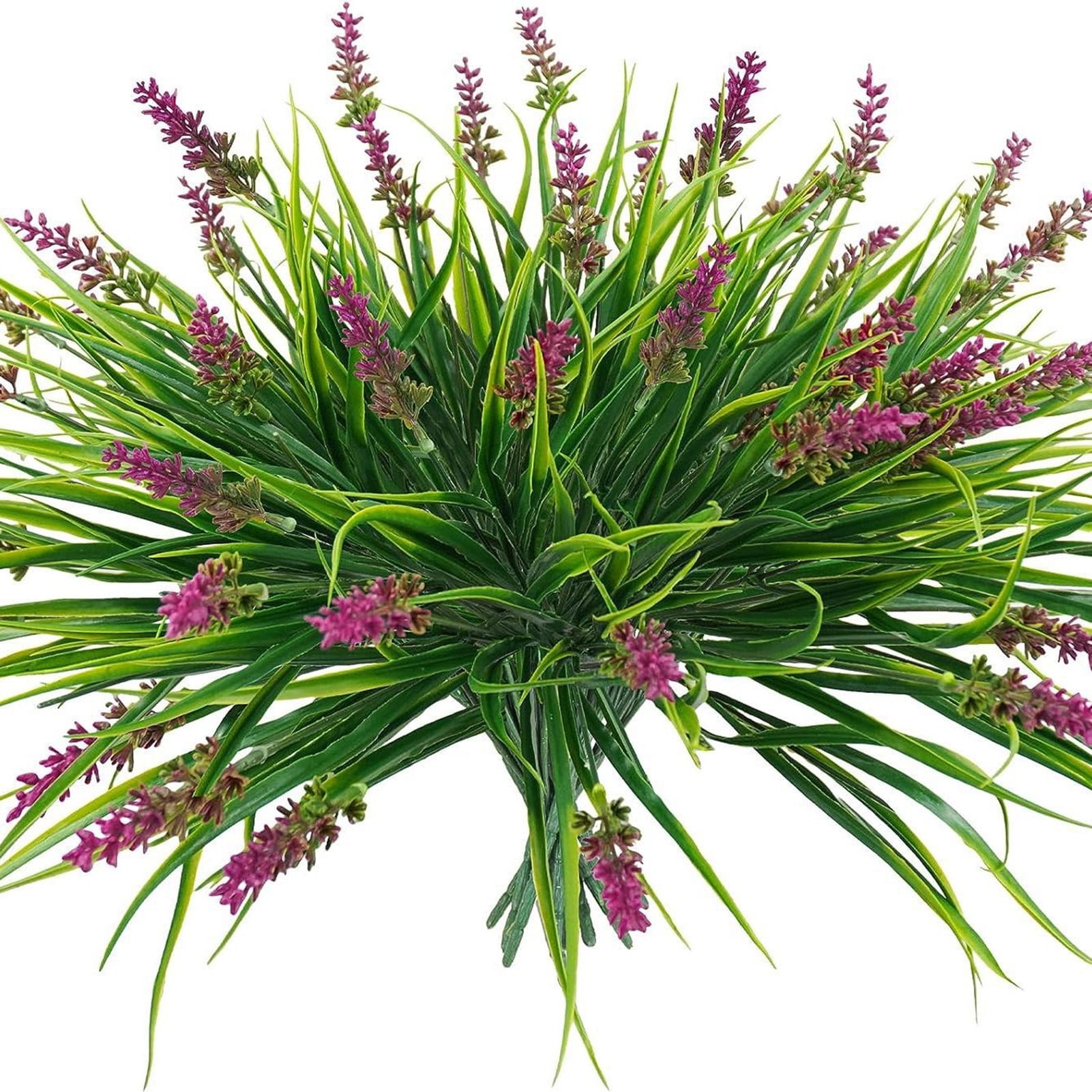 Kripyery 6Pcs Simulation Lavender Fake Plants Realistic Looking Vibrant ...