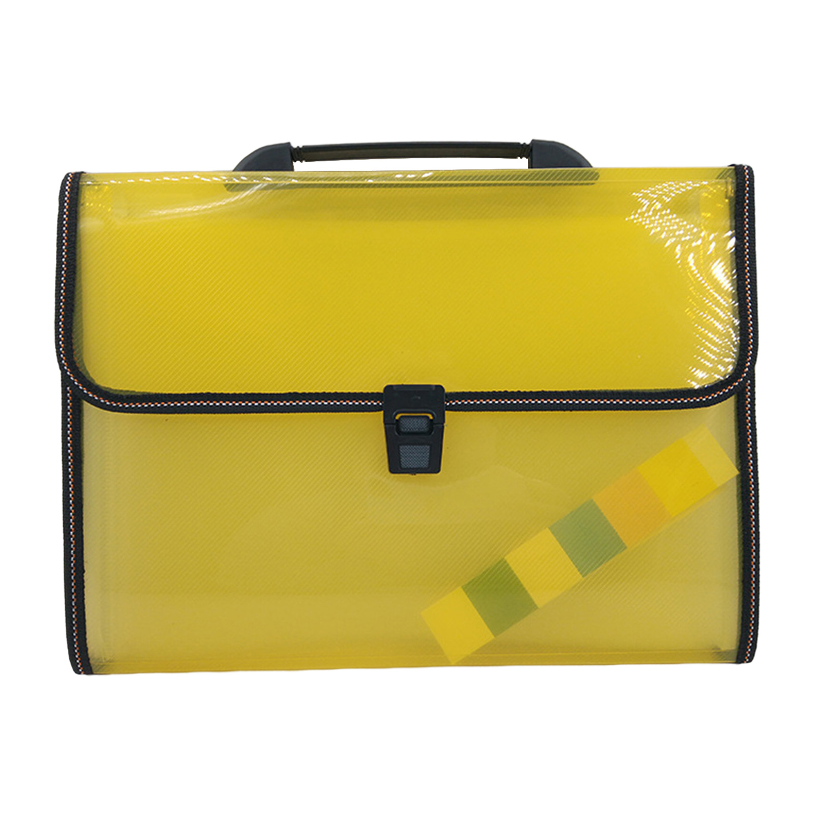 Kripyery A4 File Folder Multi-layers 13 Pockets Buckle Portable Handle ...