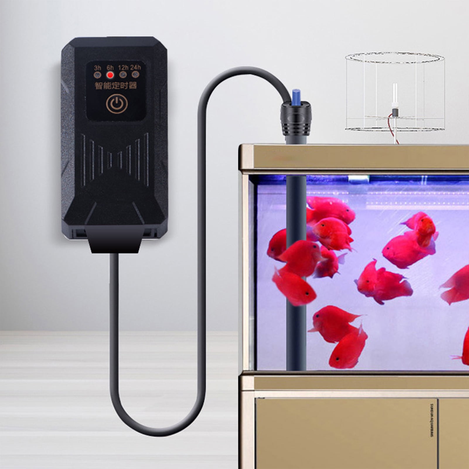 Kripyery Aquarium Timer 4 Modes Automatic Cycle Plastic Fish Tank ...