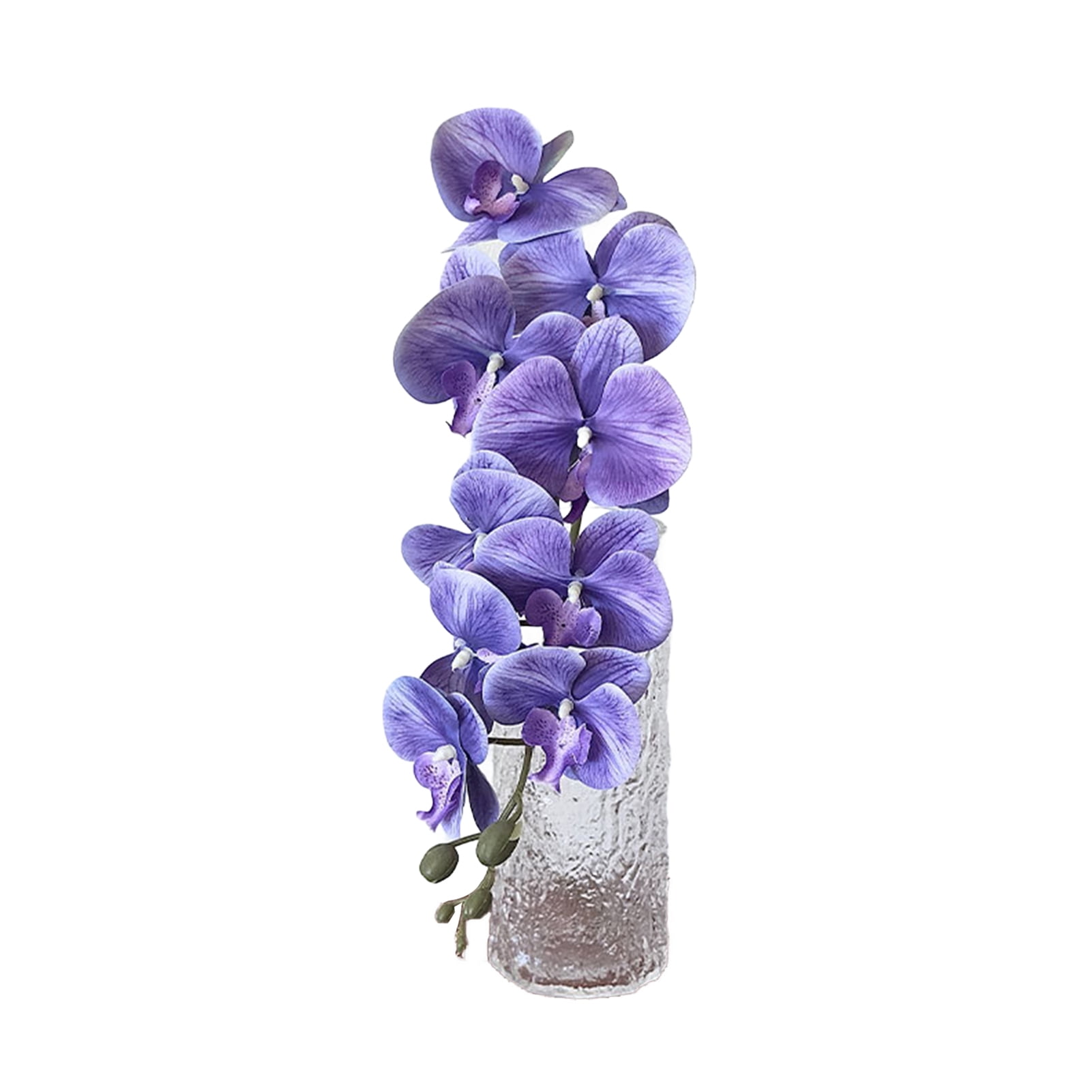 Kripyery Artificial Moth Orchids 9 Heads Realistic Fake Silk Flower ...