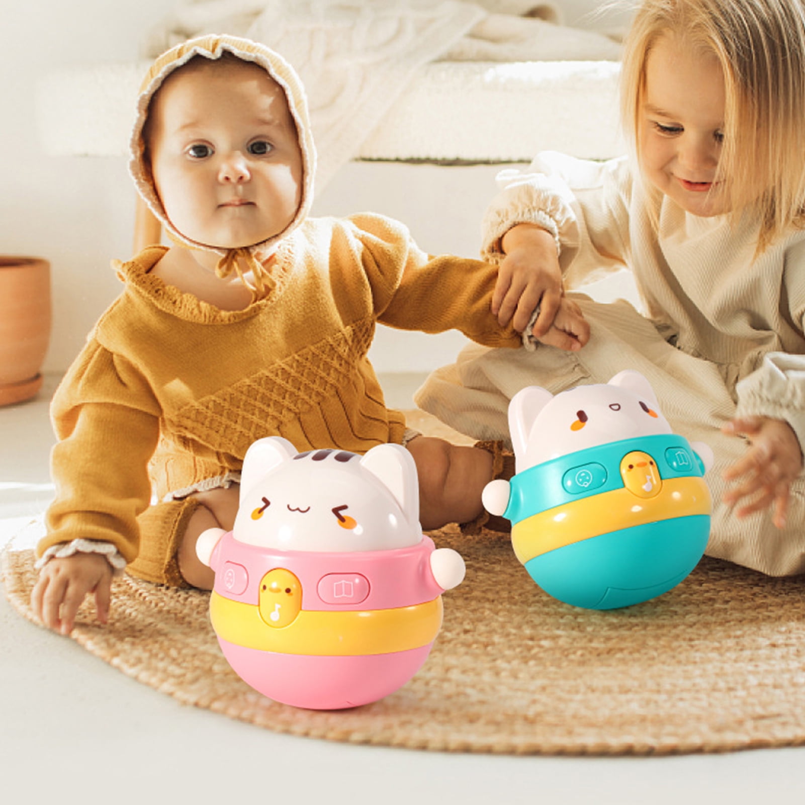 Kripyery Baby Musical Toy LED Soft Lighting Lovely Cartoon Cat ...