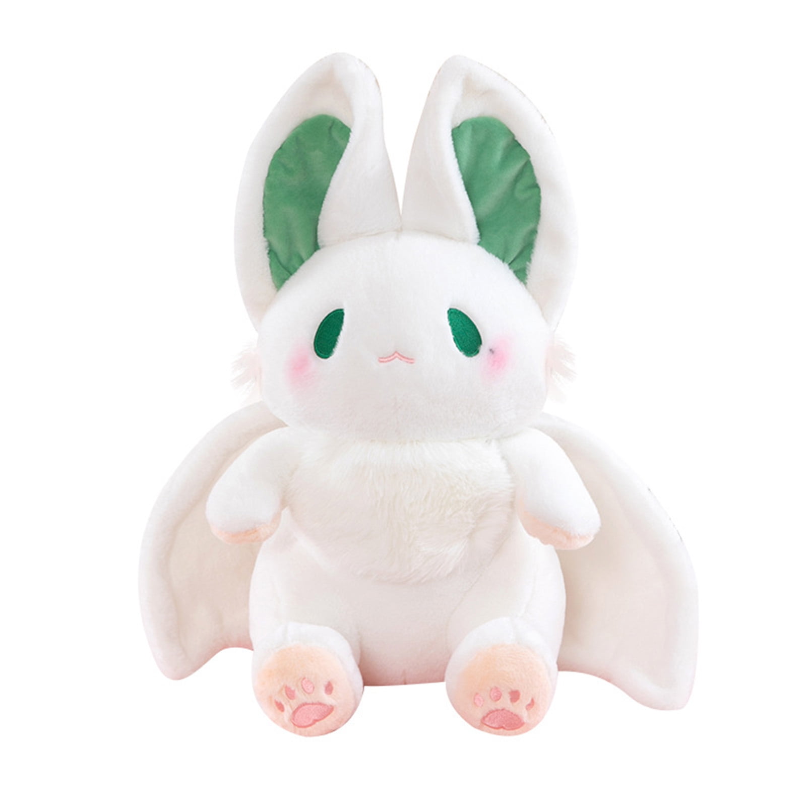 Kripyery Bat Rabbit Plush Toy Lovely Long Ears Bat Wings White Bunny ...