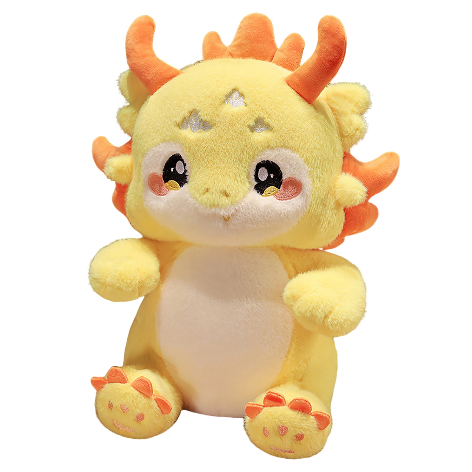 Kripyery Cartoon Zodiac Dragon Plush Doll Year of 2024 Mascot Lovely 3D ...