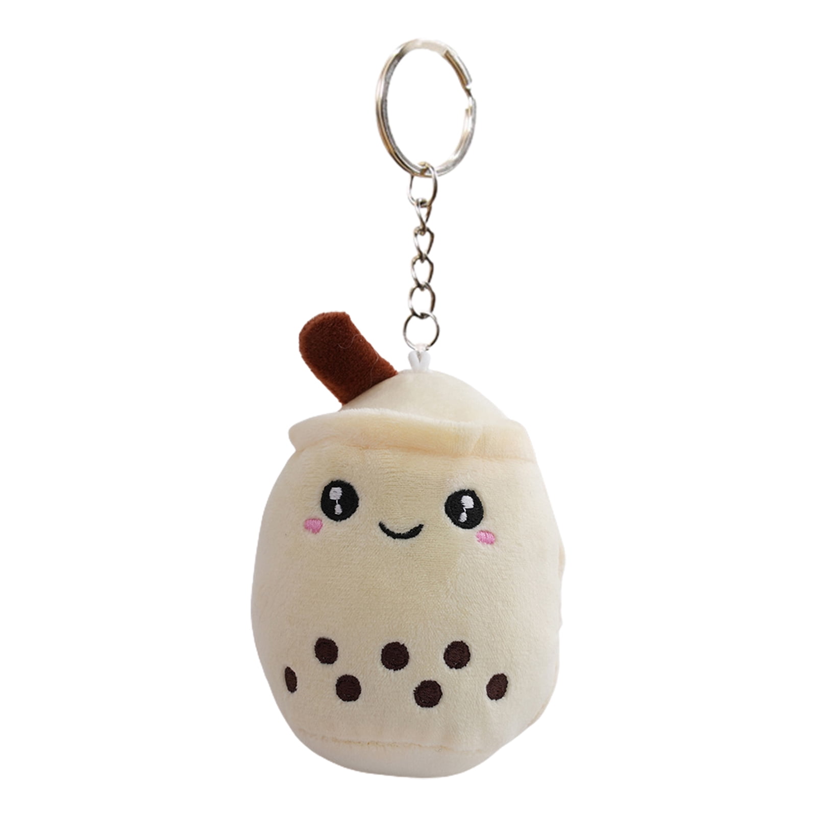 Kripyery Cute Milk Tea Cup Plush Keychain Bubble Tea Stuffed Doll ...