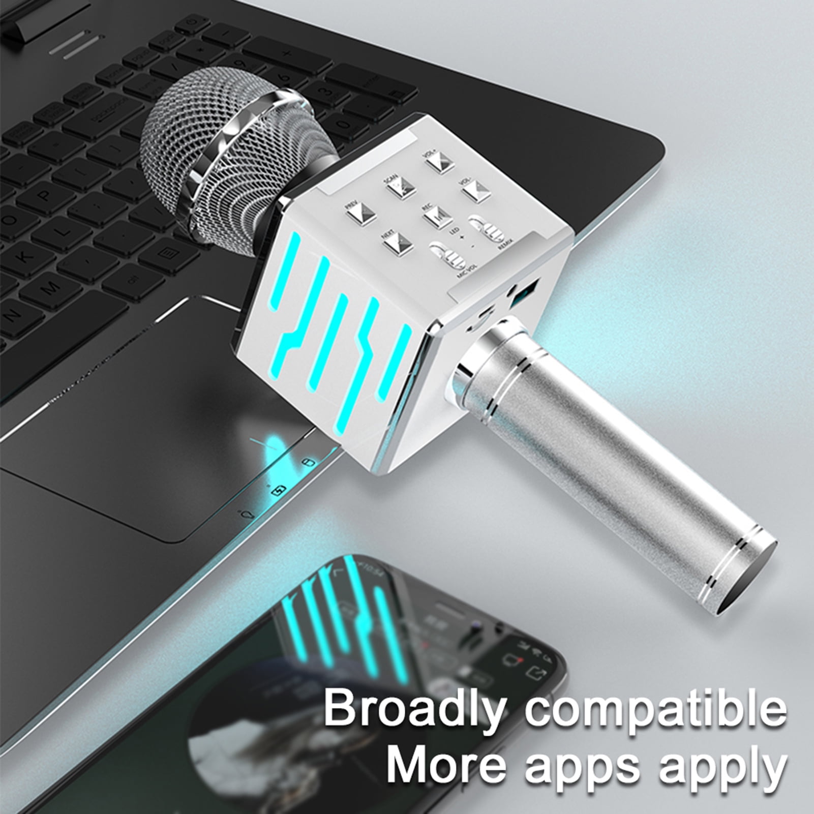 Kripyery DS868 Wireless Micro-phone Real-time In-ear Monitoring LED ...