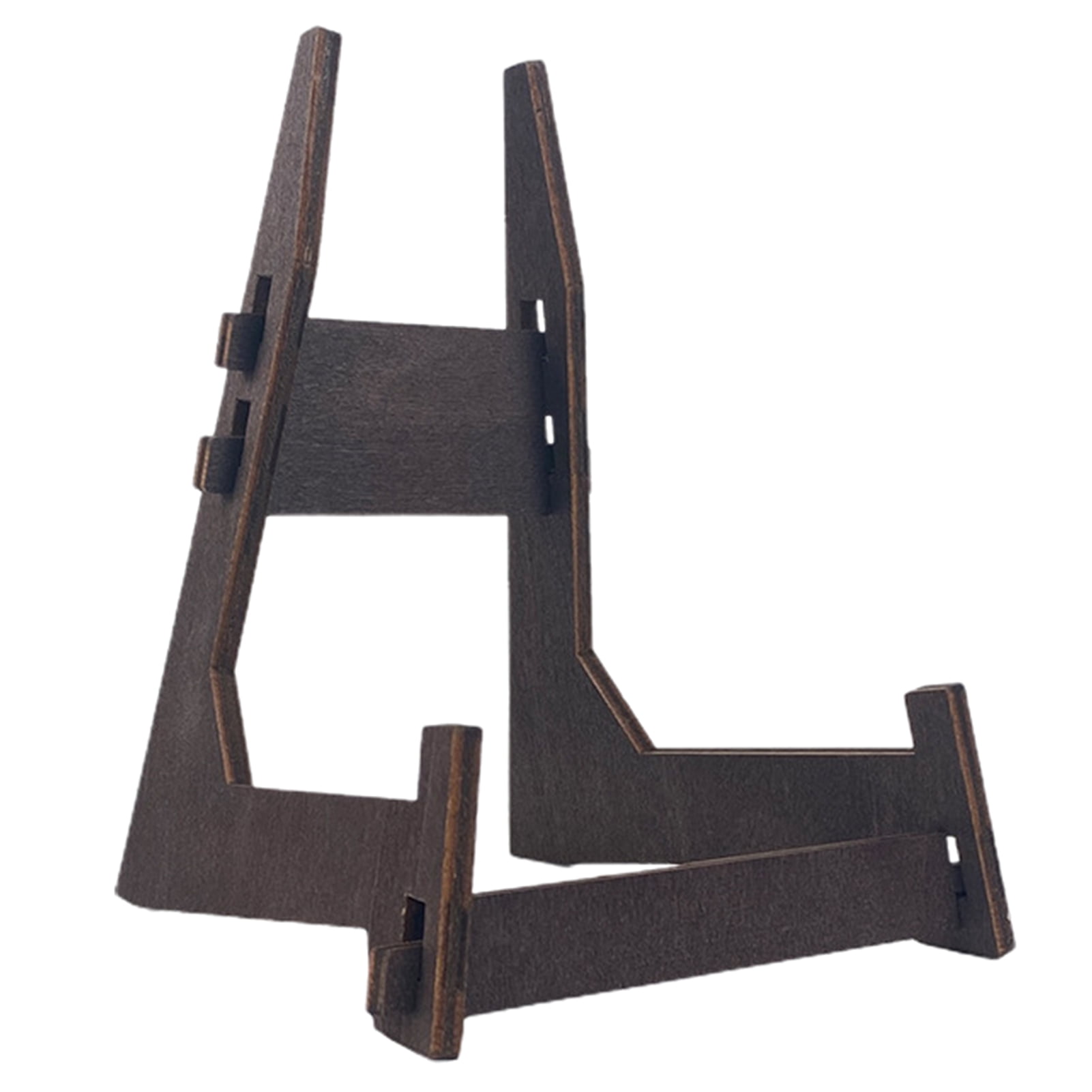 Kripyery Display Stand Vintage L-shaped Wooden Plate Stand Multi ...
