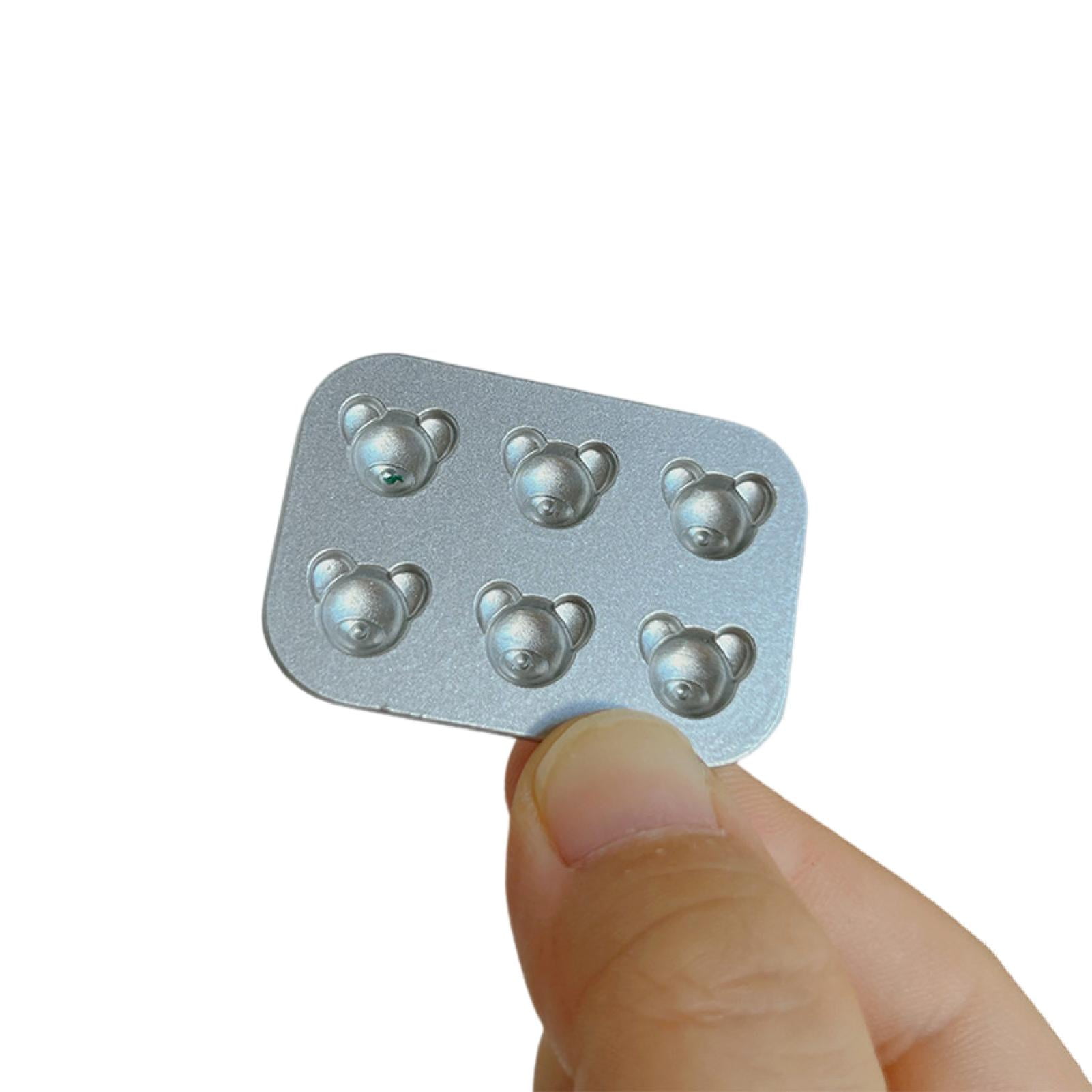 Kripyery Dollhouse Baking Mold Star Cat Paw Bear Shapes Realistic ...