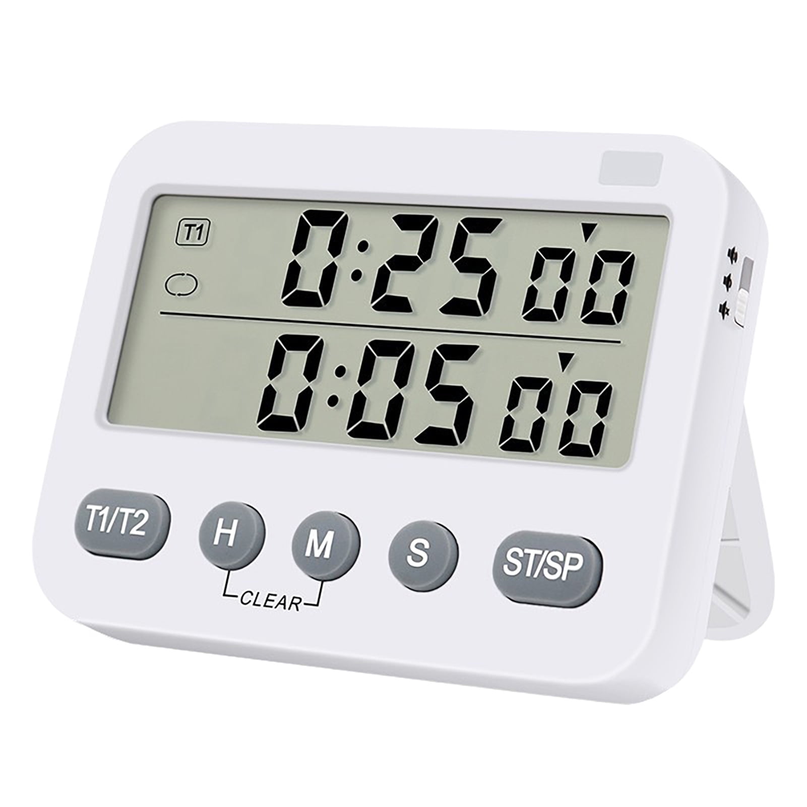 Kripyery Dual Digital Timer Convenient Battery Powered Timer Memory ...