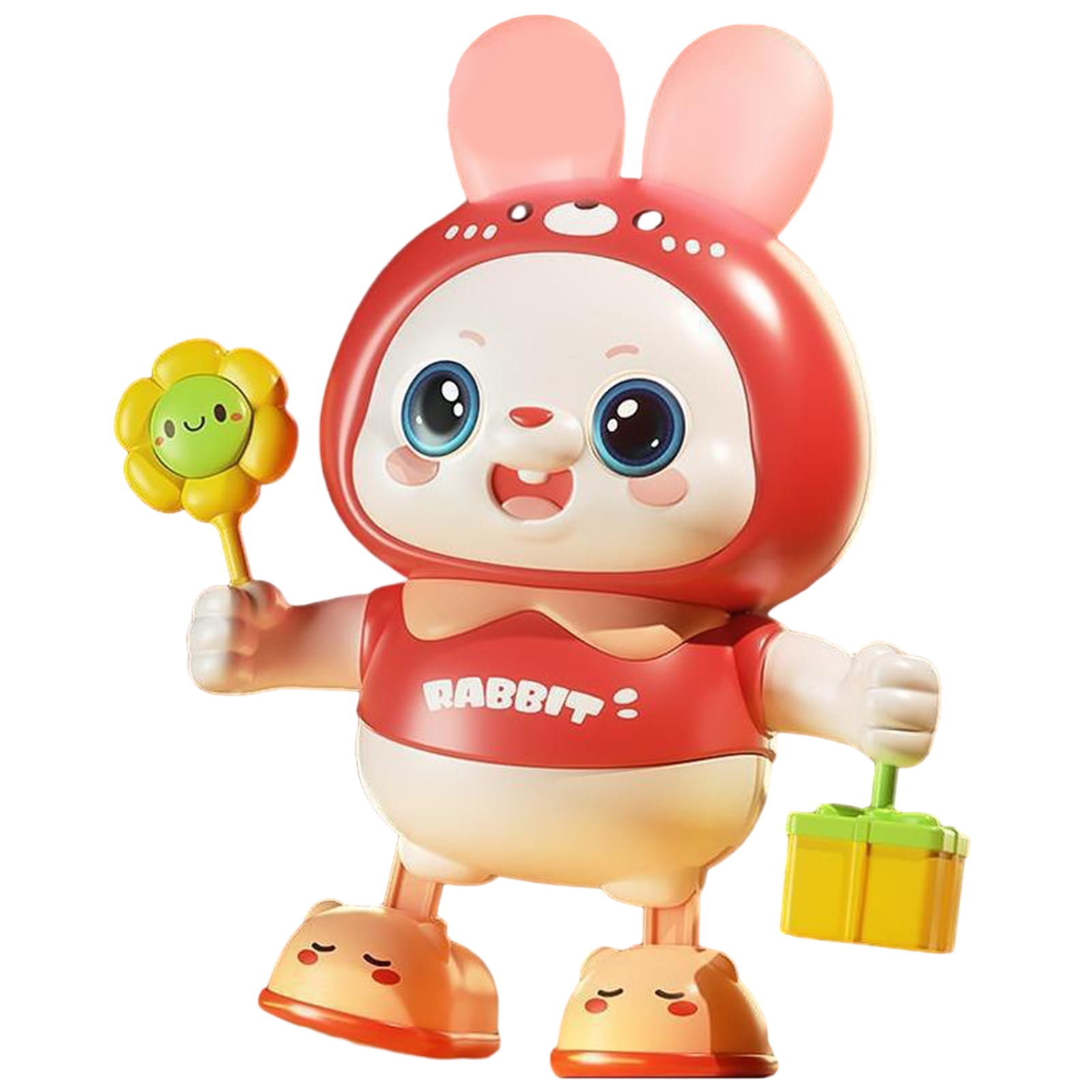 Kripyery Electronic Dancing Rabbit Toy with Light Adorable Appearance ...