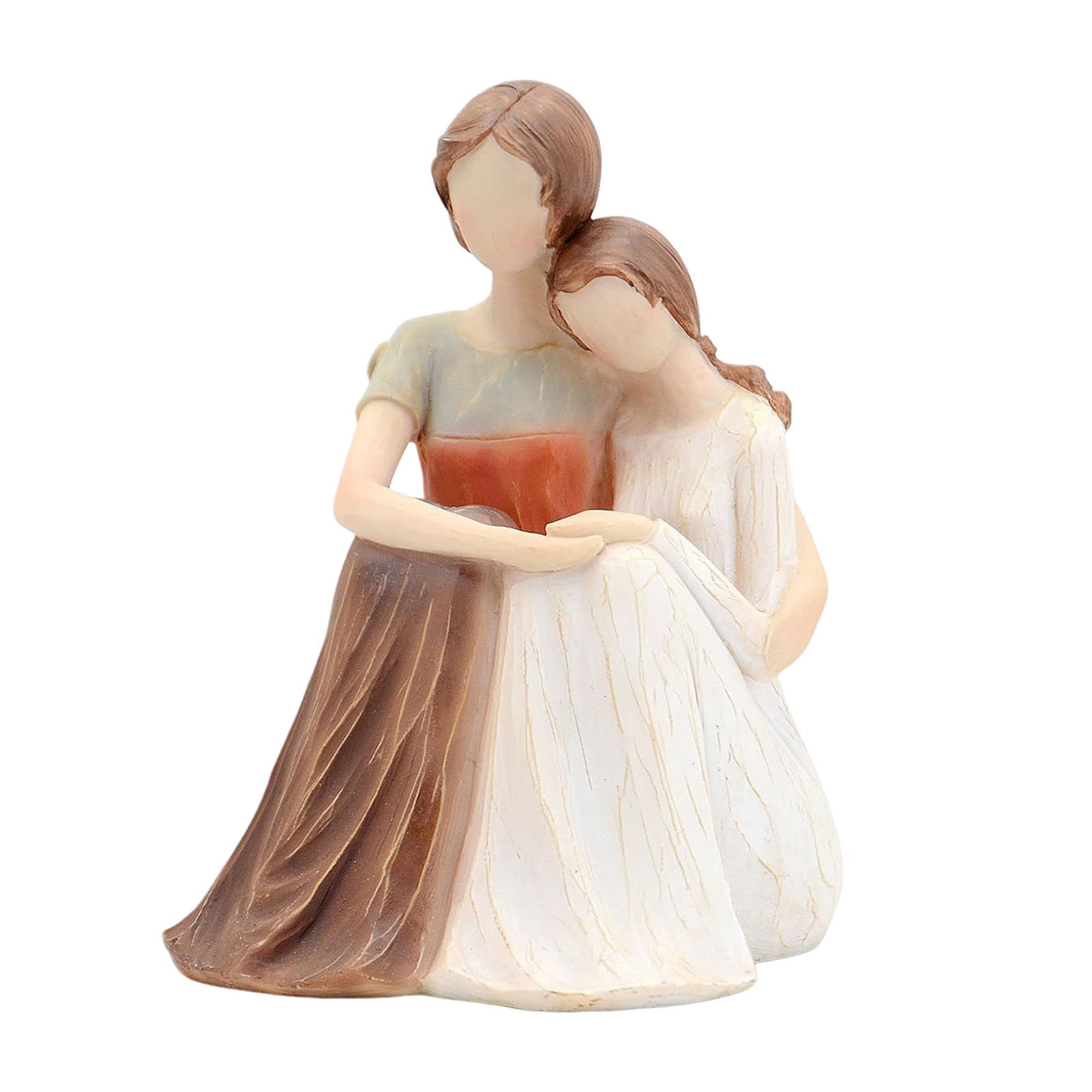 Kripyery Hand-painted Sister Figurine Best Friends Resin Statue ...
