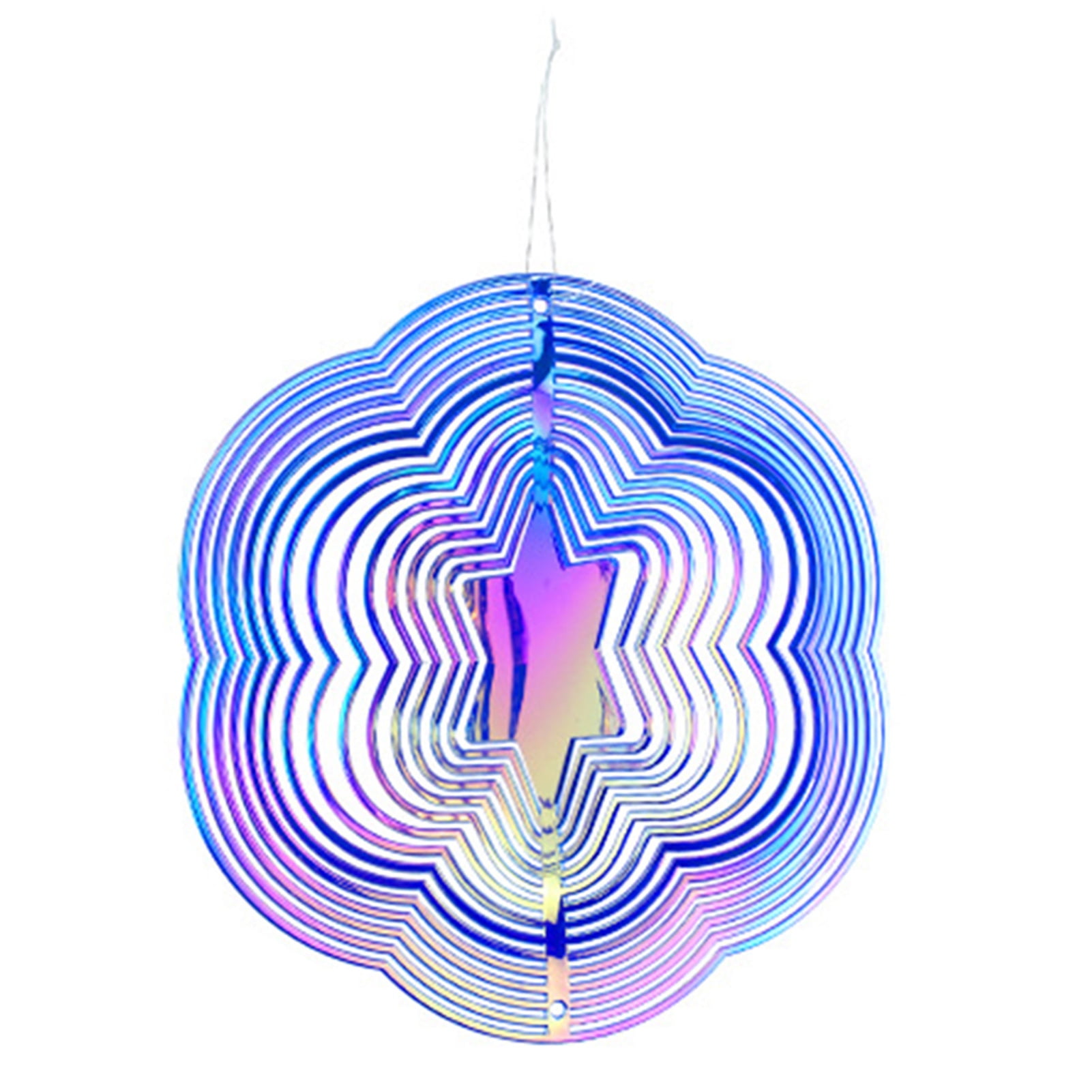 Kripyery Hexagon 3D Colorful Wind Spinner Bird Reflector Highly ...