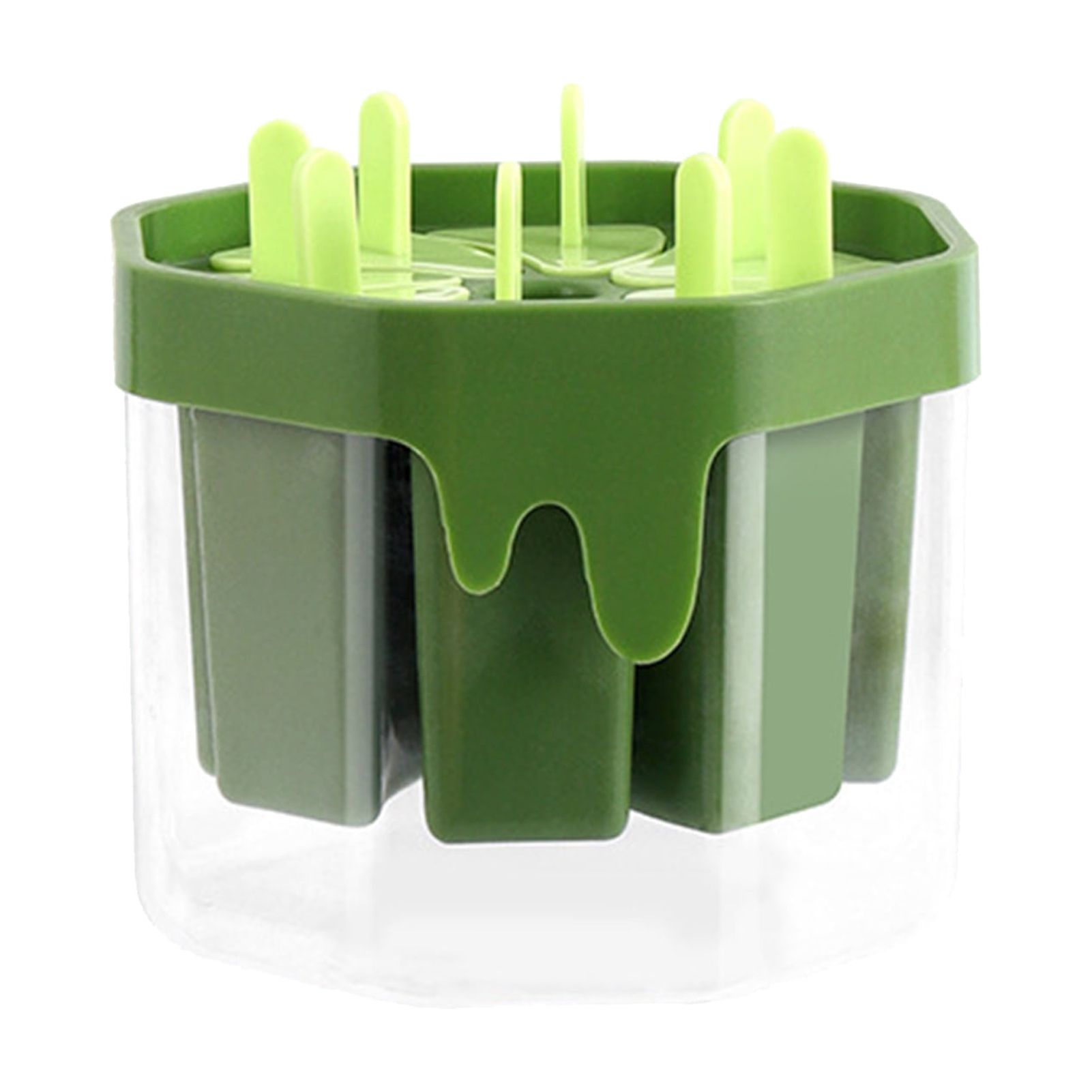 Kripyery Ice Cream Mold with Lids 8 Girds Stackable BPAfree Ice Pop ...