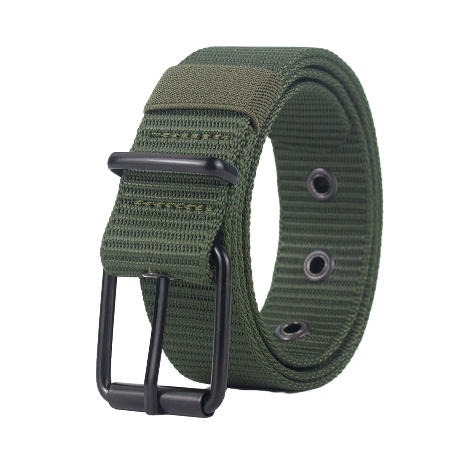 Kripyery Men Webbing Belt Needle Buckle Nylon Belt with Adjustable ...