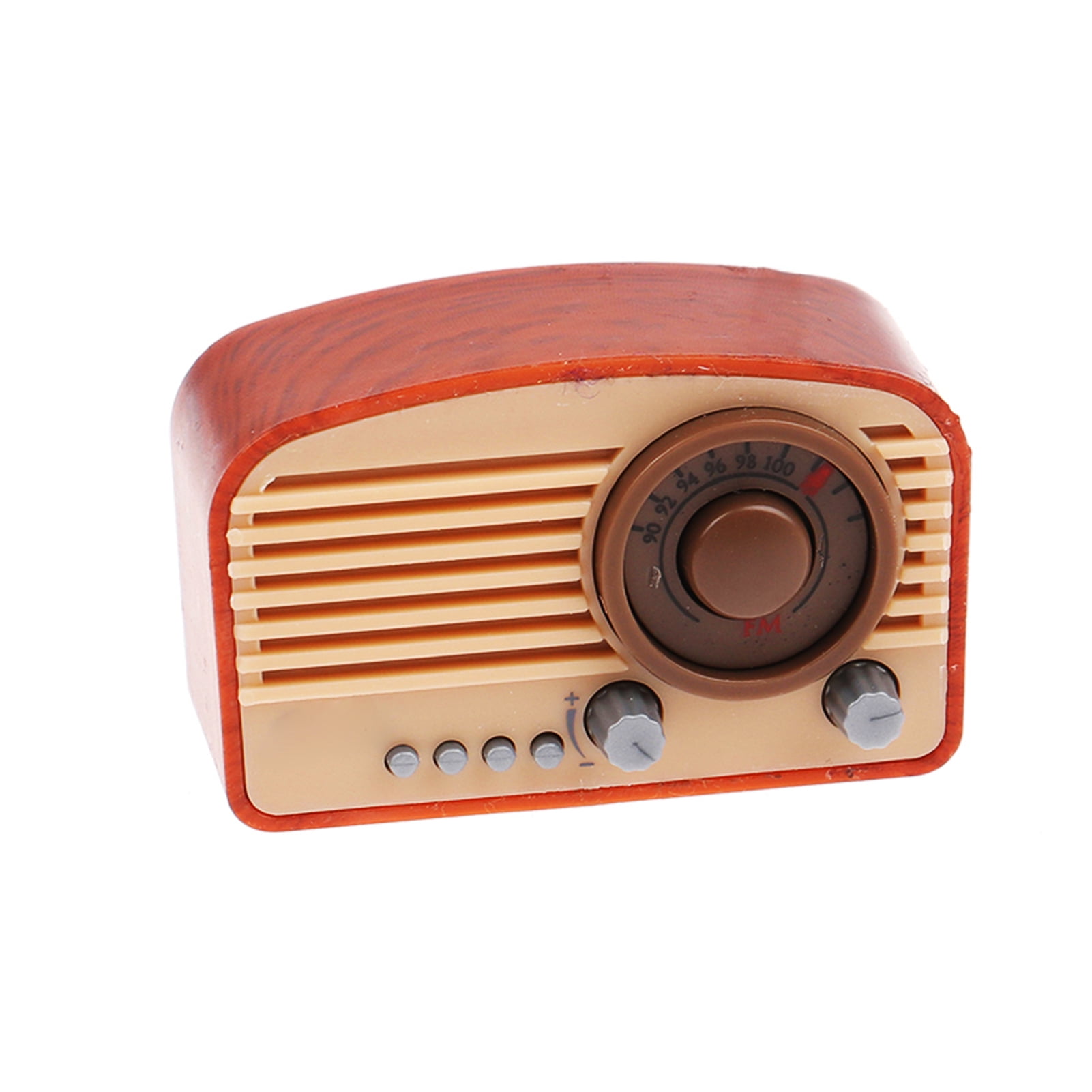 Kripyery Mini Retro Radio Model for Micro Landscape - Miniature Retro ...