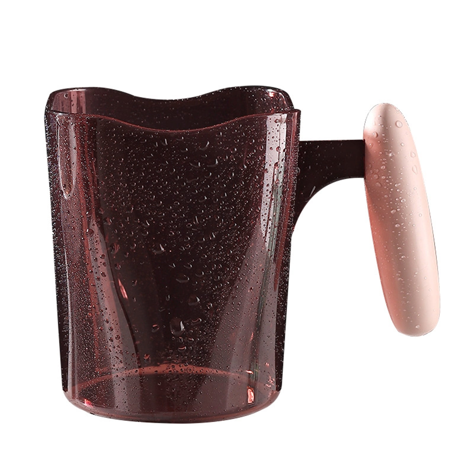 Kripyery Mouthwash Cup Transparent Large Capacity PP Compact Novelty ...