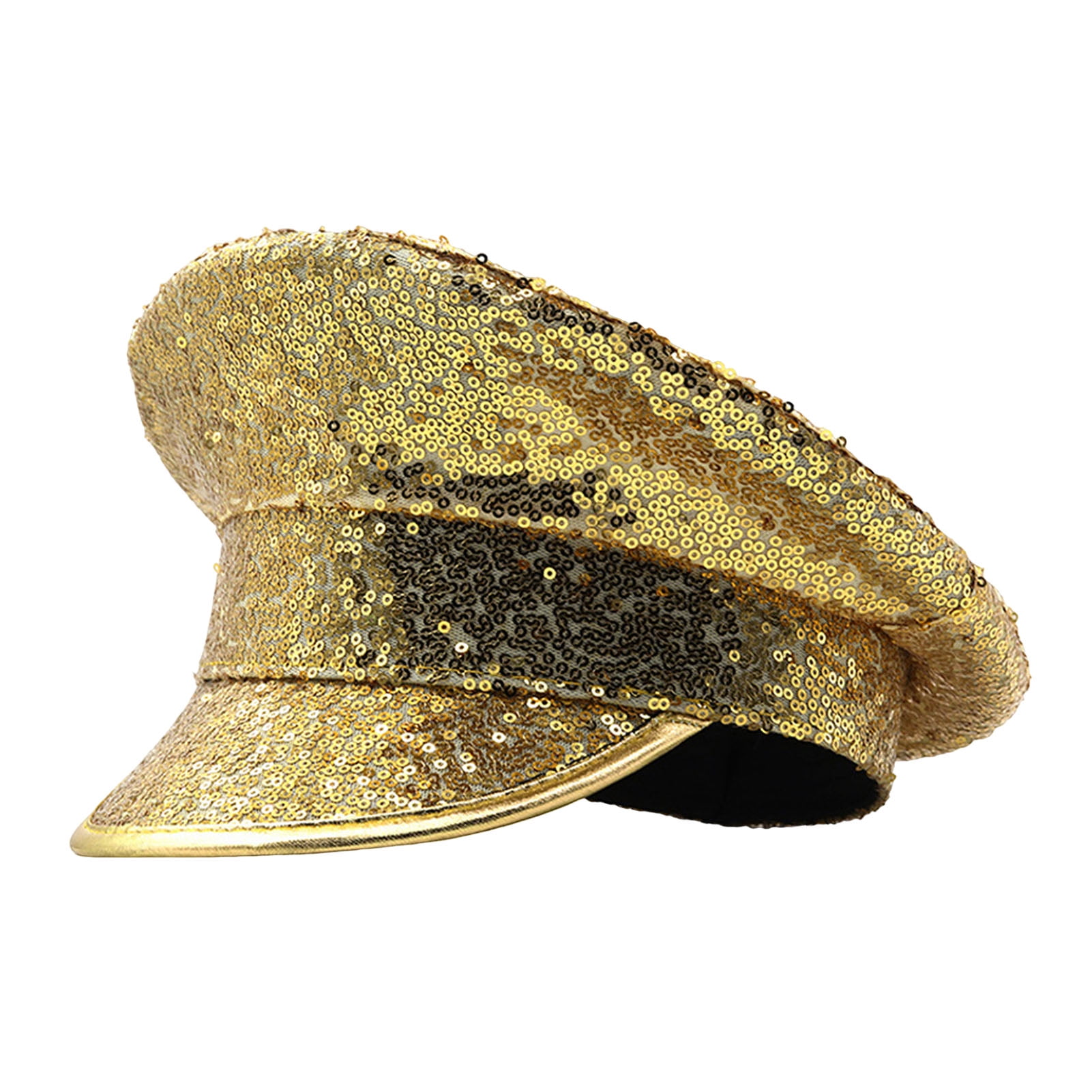 Kripyery Performance Sequin Hat, Unisex Lightweight Party Cosplay Sergeant Cap, Festival Photo ...