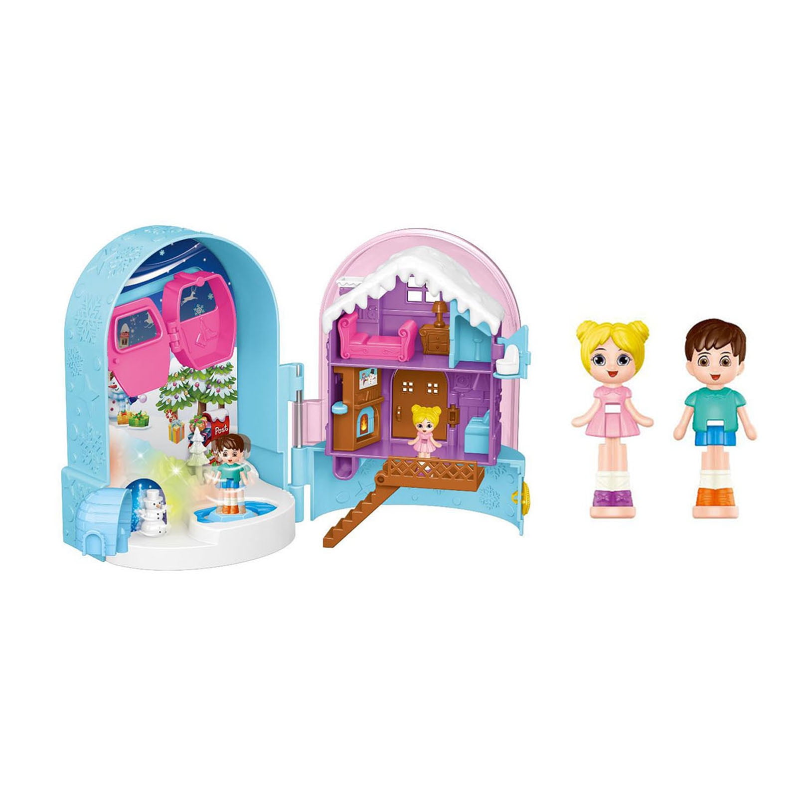 Kripyery Playhouse Toy with Music Light Bright Color Smooth Edge Fun ...