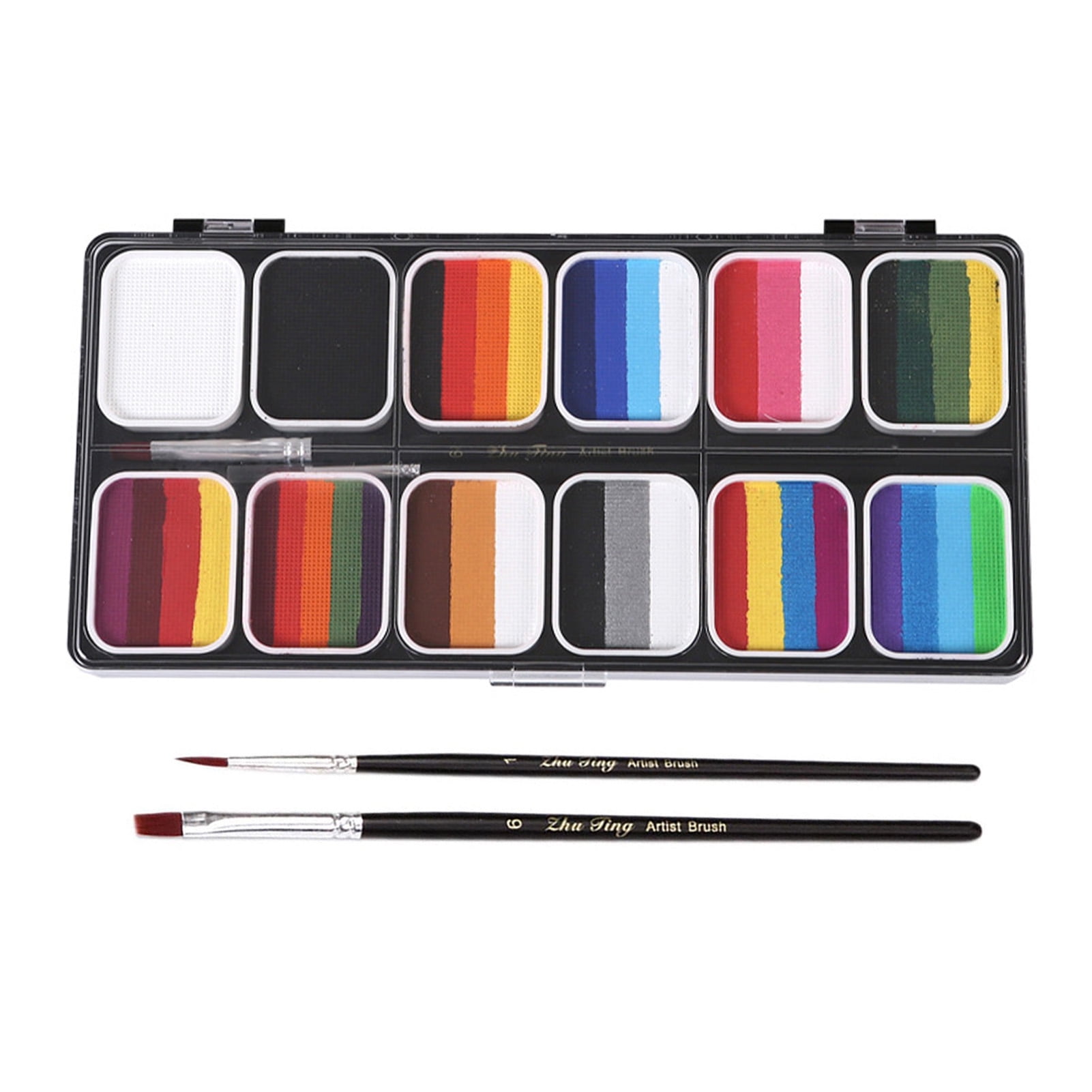 Kripyery Professional Body Paint Palette Kit - Water Based Face Paint ...