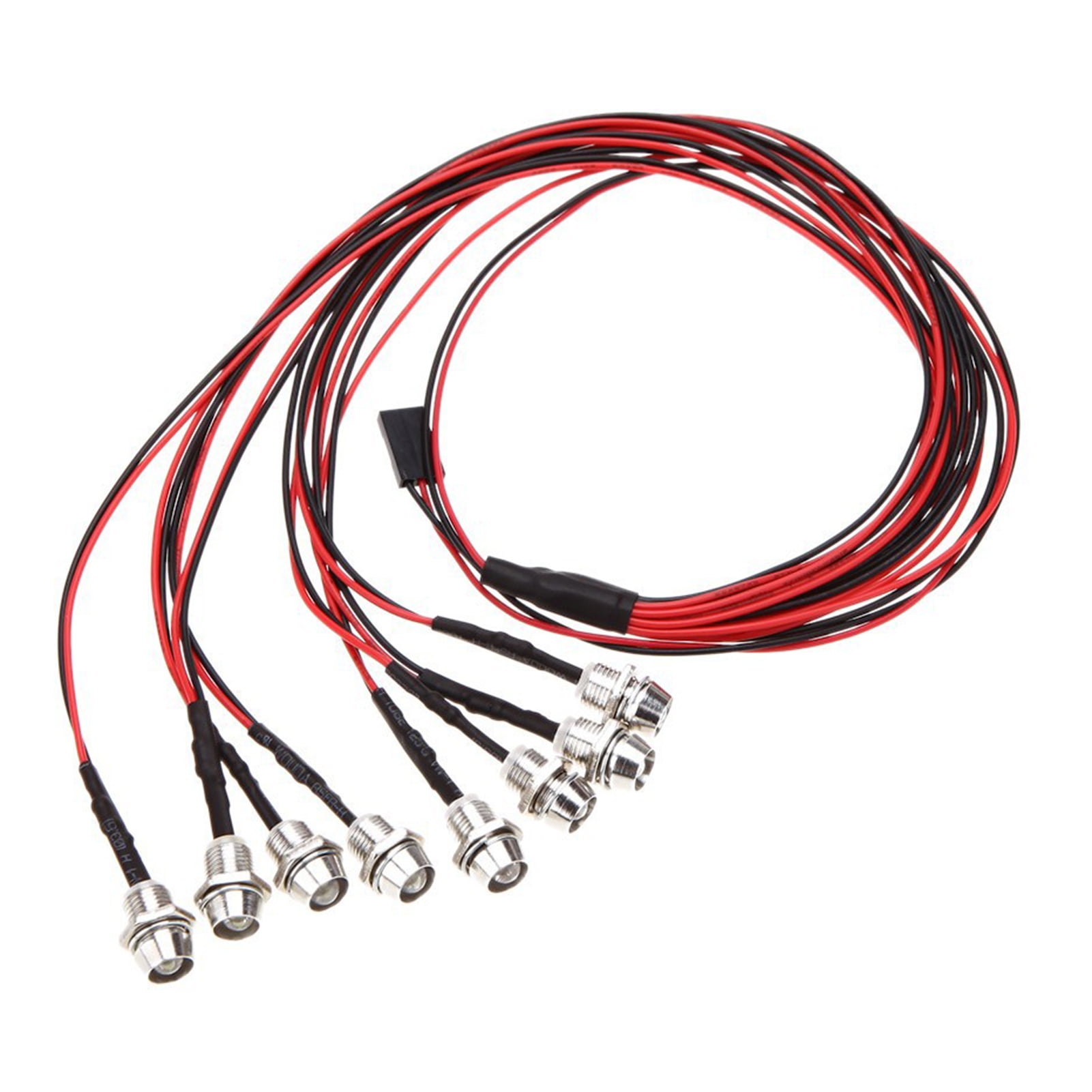 Kripyery RC Car Light Always-on Ultra Bright Miniature White/Red Color ...