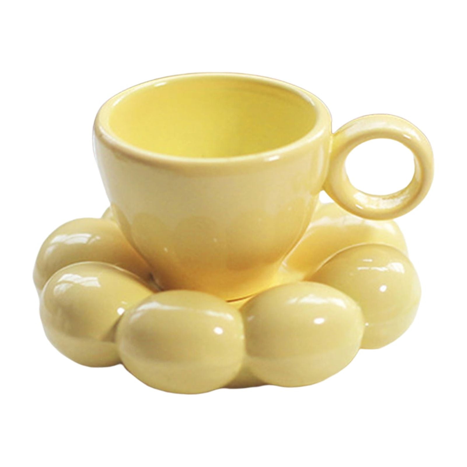 Kripyery Realistic Alloy Miniature Tea Cup - Dollhouse Cup: 3D Shape ...