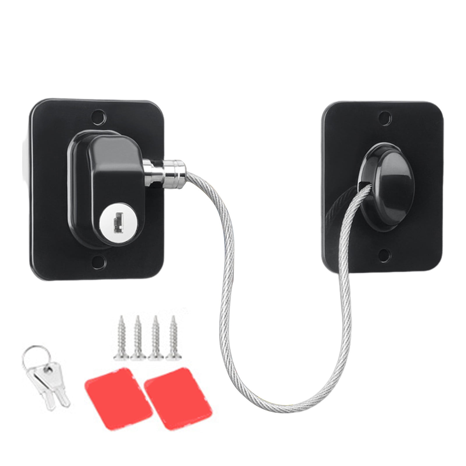 Kripyery Refrigerator Door Lock Set with Keys Child Proof No Tools ...