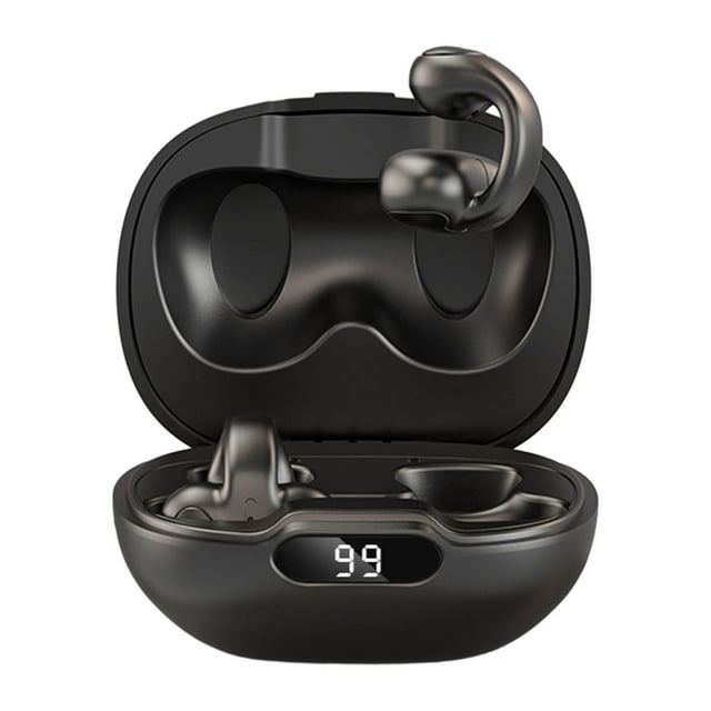 Kripyery S518 Wireless Earphones Bone Conduction Ergonomic Ear Clip Painless Noises Canceling ...