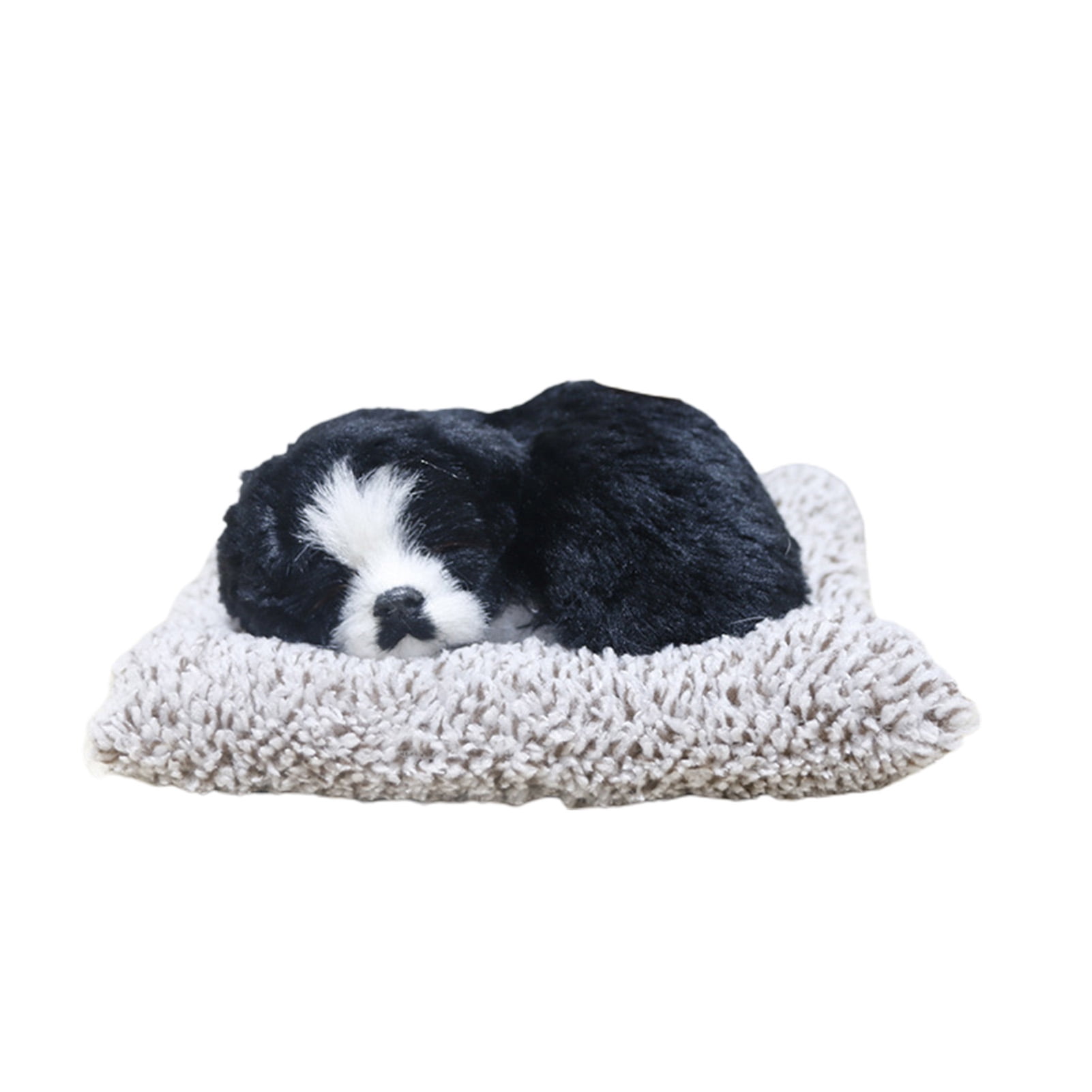 Kripyery Simulation Cat Dog Static Model Flannel Plush Toy Fluff Hair ...
