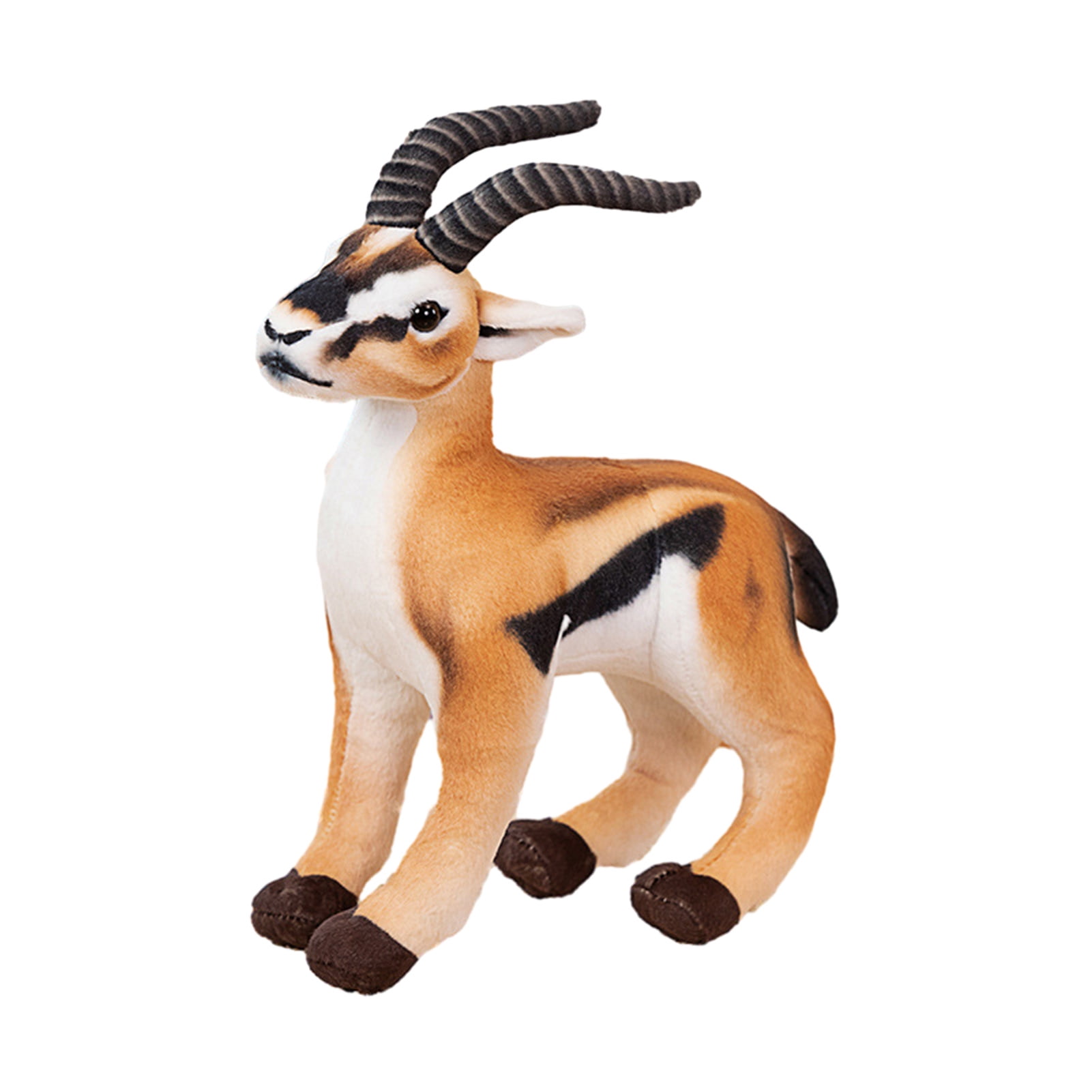 Kripyery Simulation Sika Deer Doll Antelope Plush Toy 3D Eyeballs Vivid ...