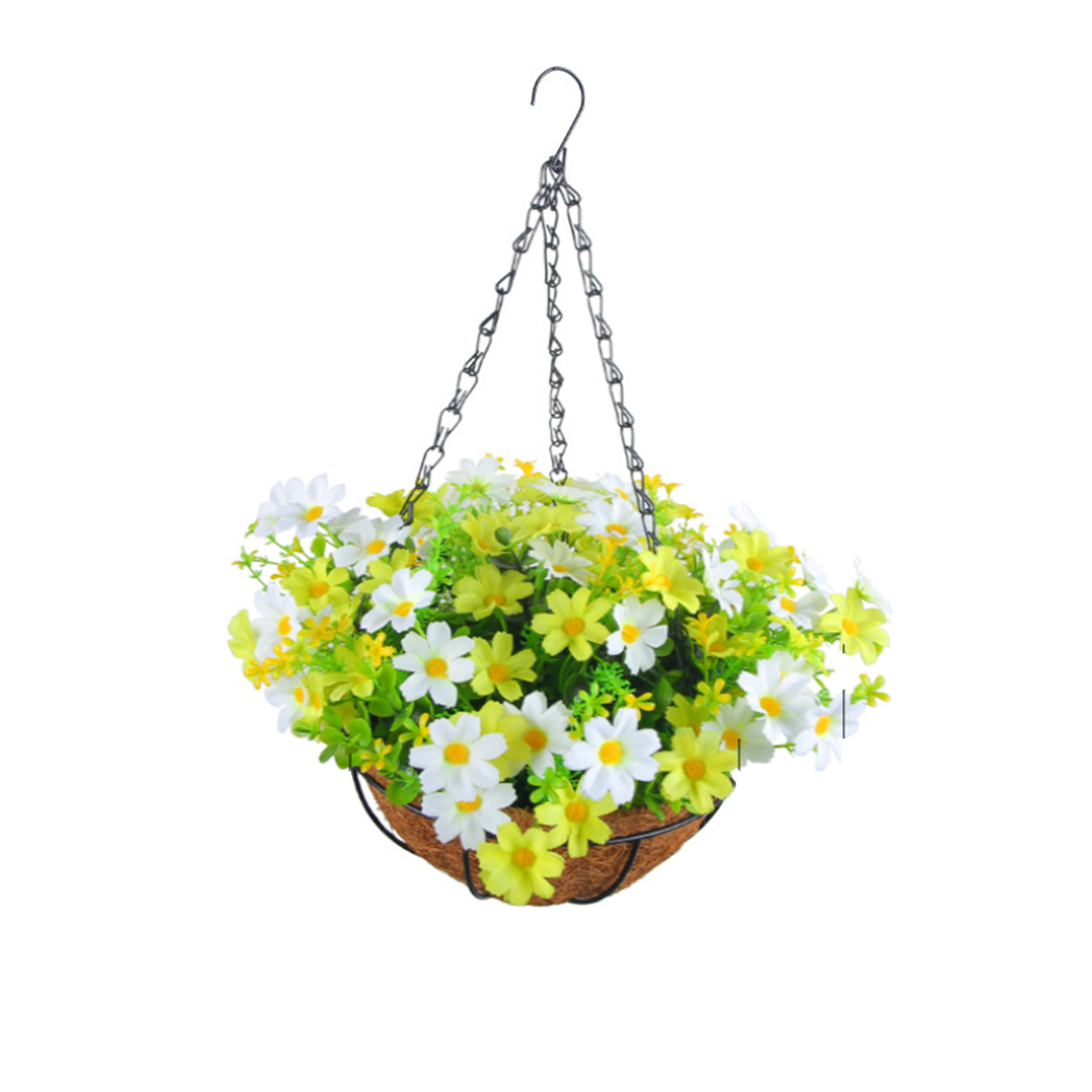 Kripyery Spring Simulation Flower Hanging Basket No Need Water Non ...