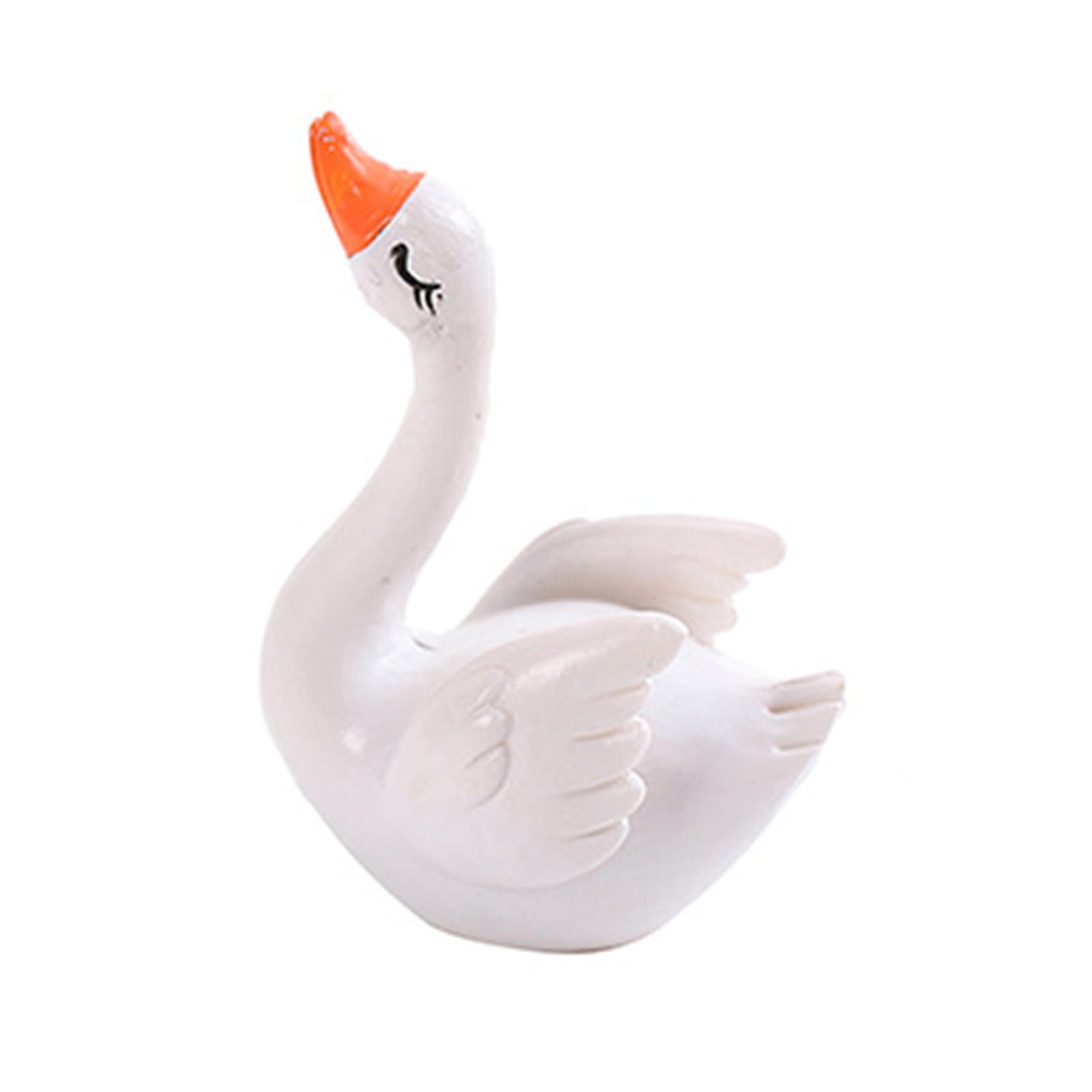Kripyery Vivid Posture Swan Ornament - Realistic Appearance Three ...