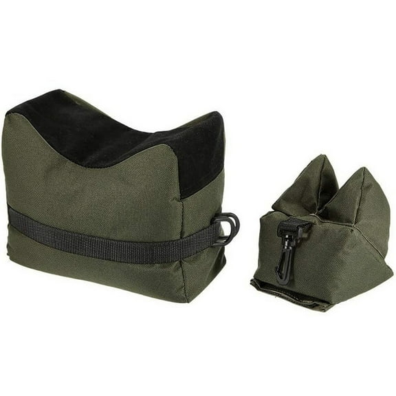 Portable Shooting Range Sand Bag Set Front & Rear Rifle Gun Bench Rest ...