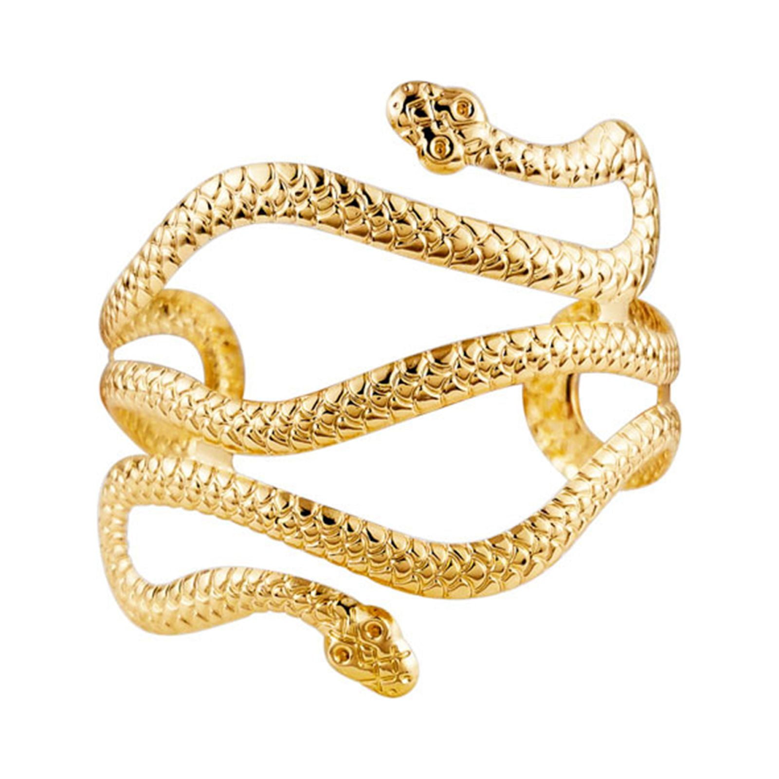 Kripyery Women Bangle Cool Hop Punk Personality Open Adjustable Twining ...